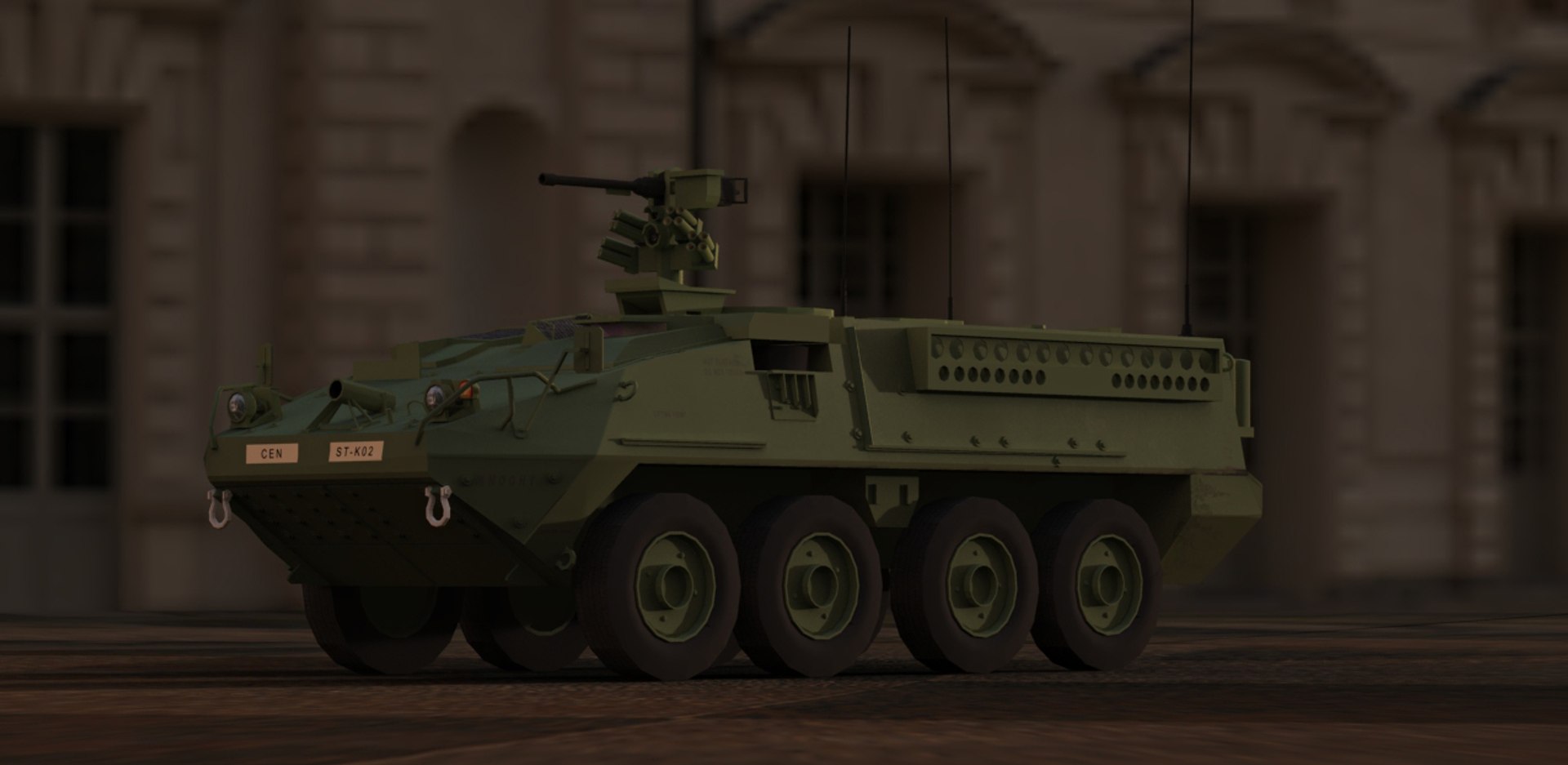 3d M1126 Stryker