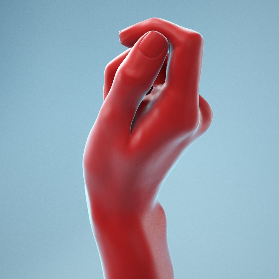 Female Hand Model - TurboSquid 1451708