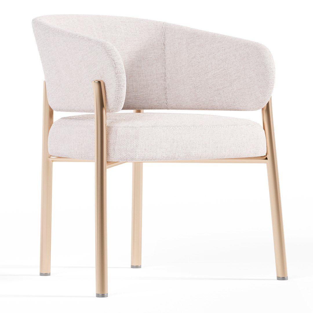 LINDA Chair And ONNO Table 3D Model - TurboSquid 2338087