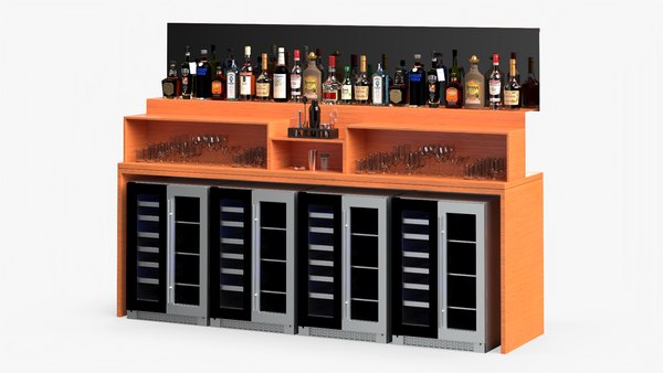 modelo 3d Diseño de interiores de bar moderno - TurboSquid 2307375