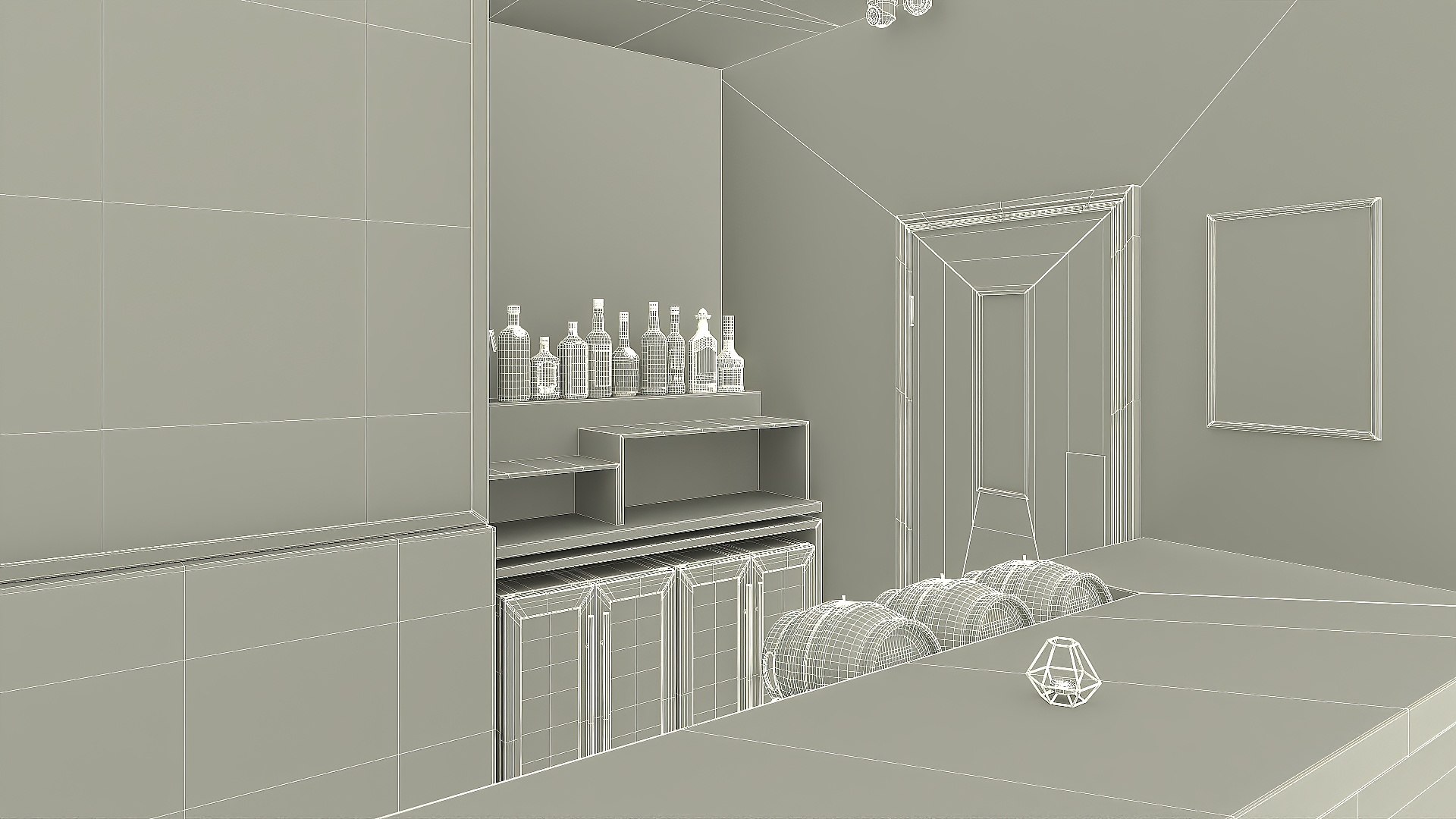 Modern Bar Interior Design 3D Model - TurboSquid 2307375