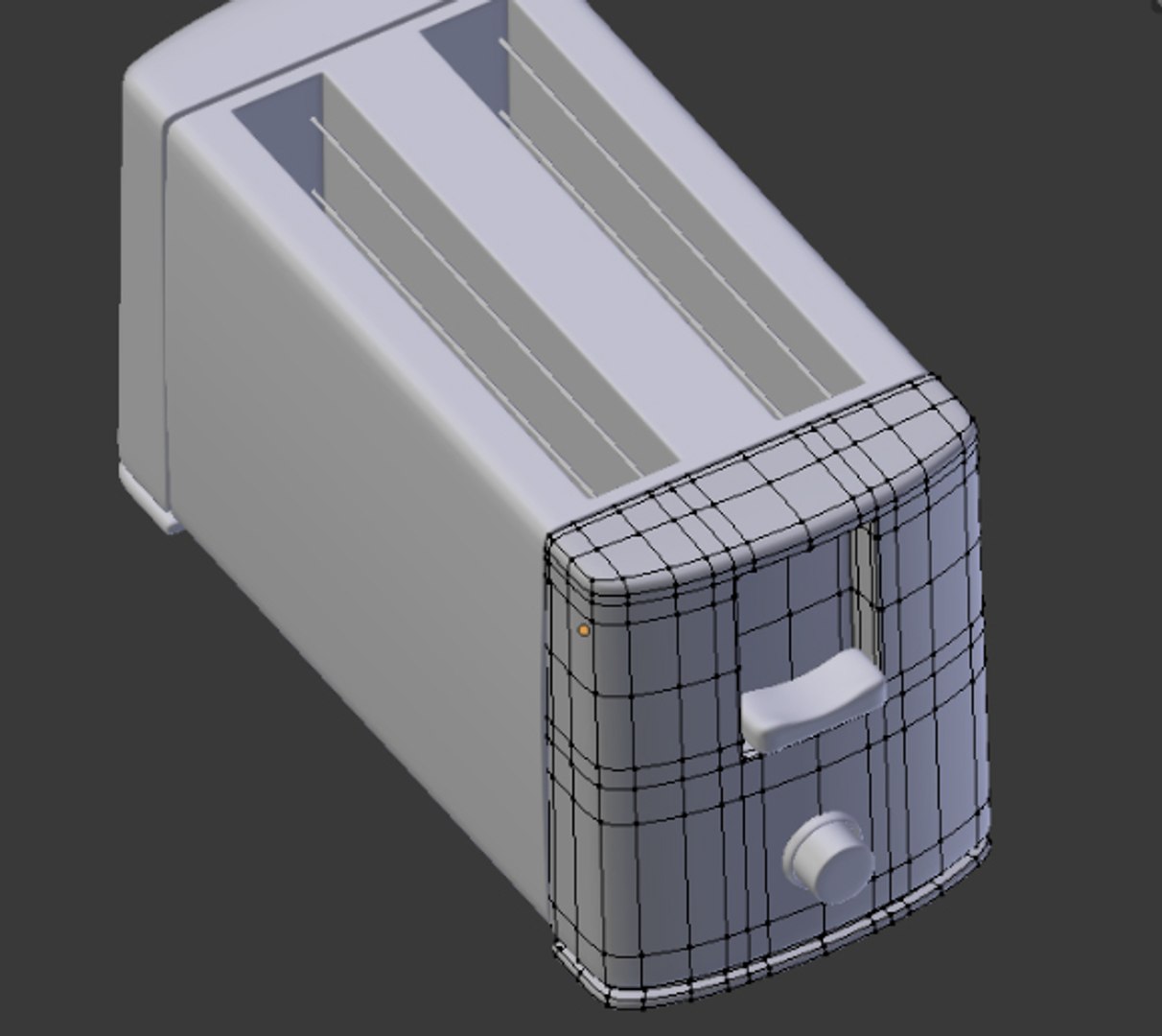 Metal Toaster 3d Model