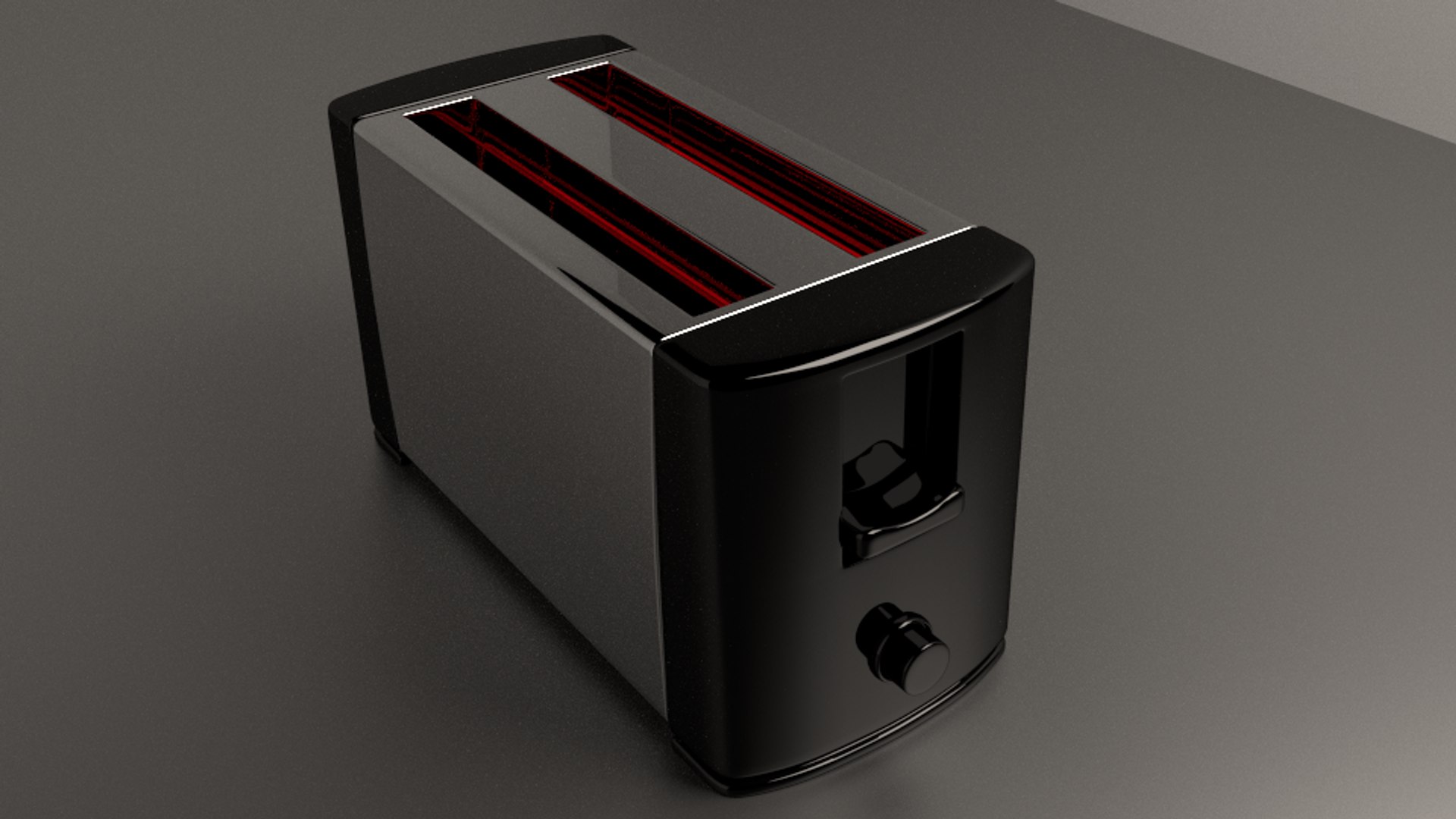 Metal Toaster 3d Model