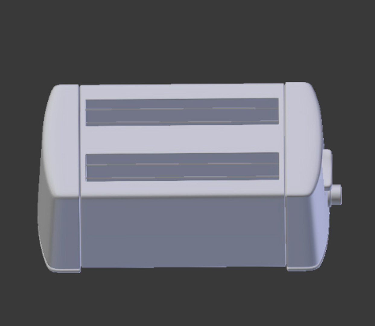 Metal Toaster 3d Model