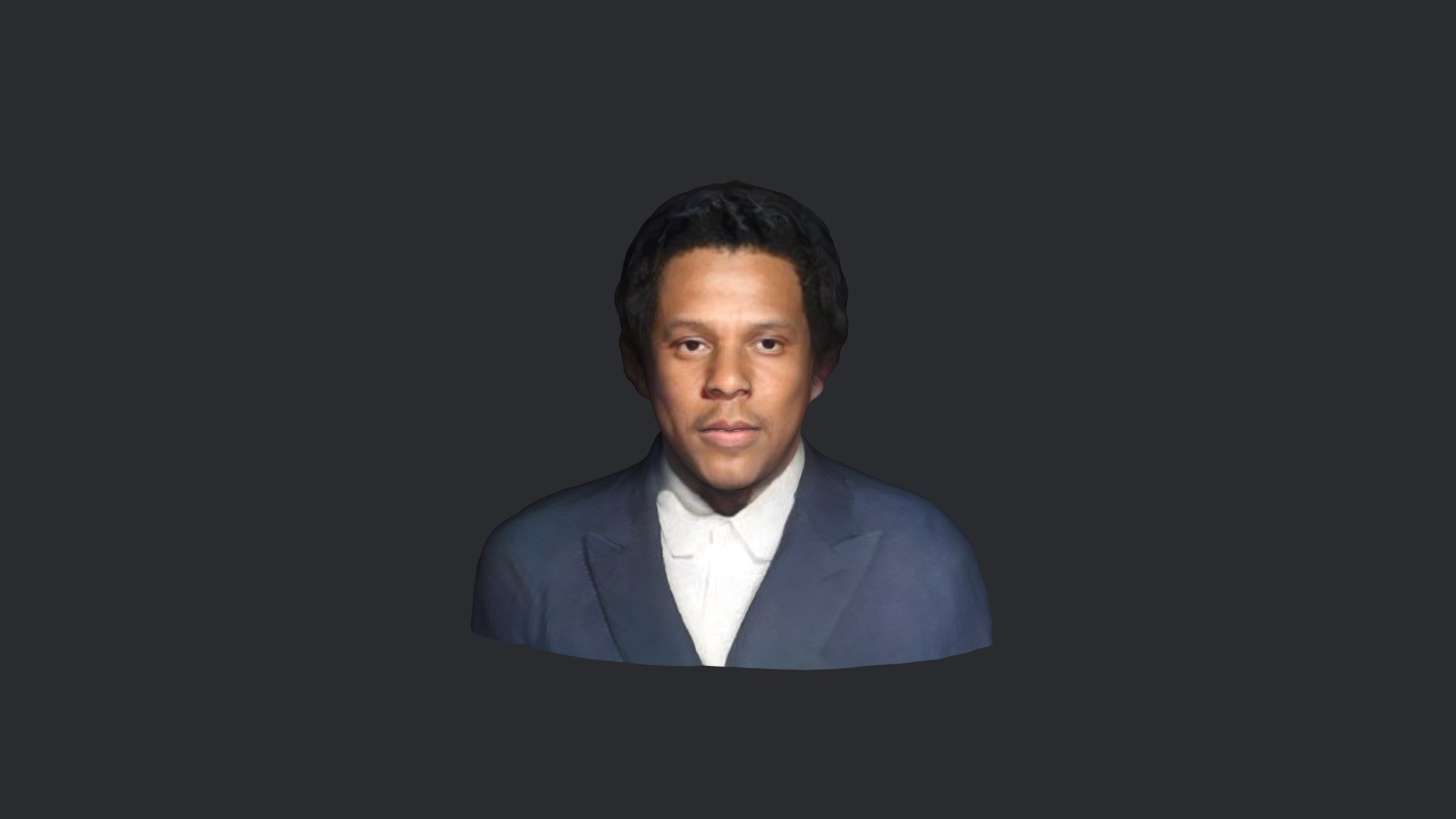 3D Jay Z- Realistic Bust Head Ready 3d Model Model - TurboSquid 2235833