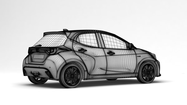 3D Toyota Yaris 2021 model - TurboSquid 1837563