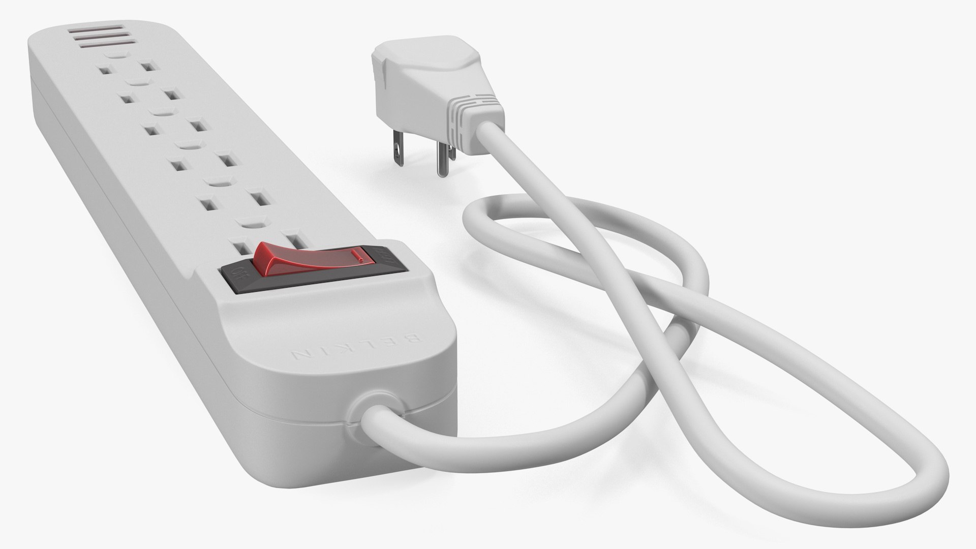 3D Model Power Strip Plug 6 - TurboSquid 1452170