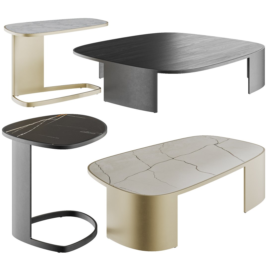 3D Poliform Koishi Coffee Table Model - TurboSquid 2346621