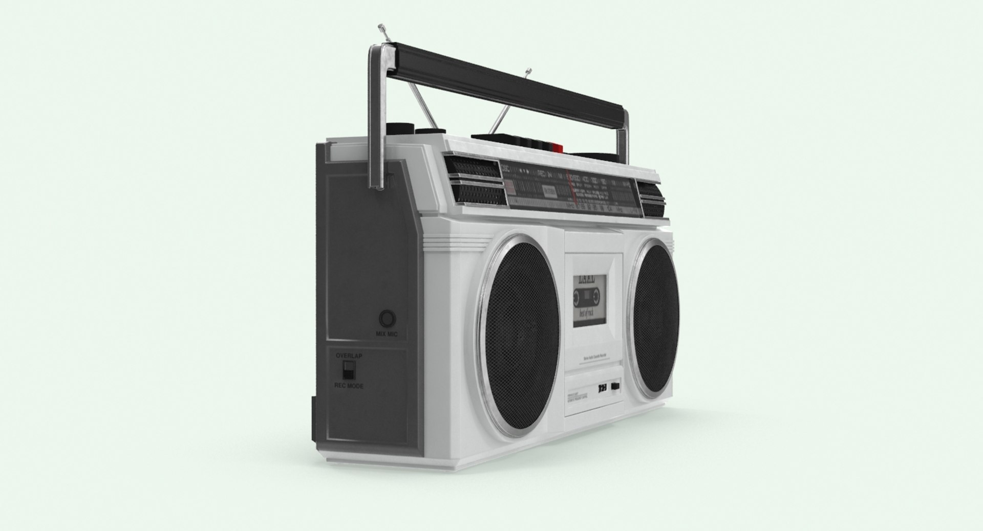 3d Boombox Boom Box Model