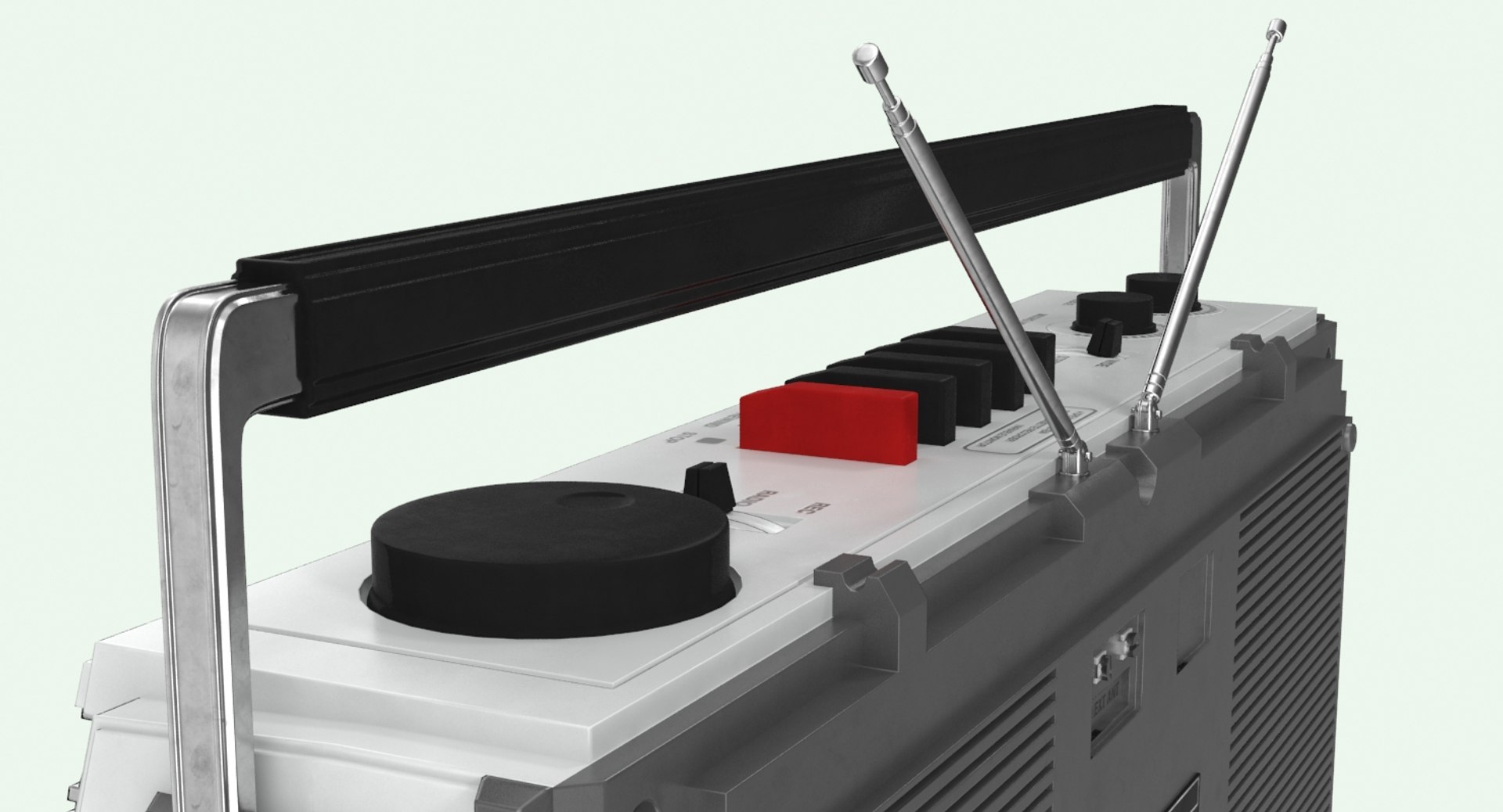 3d Boombox Boom Box Model