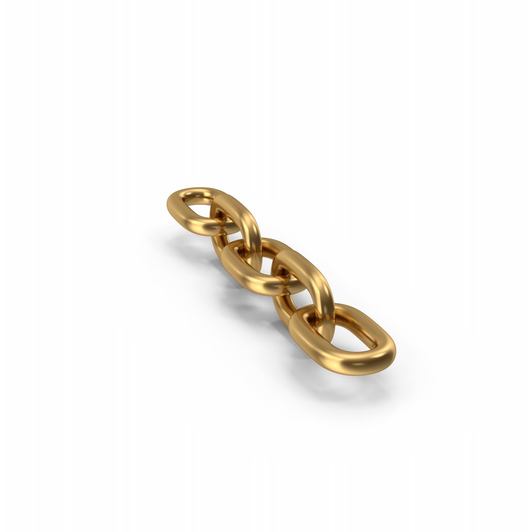 Gold Chain 3D Model - TurboSquid 2293517
