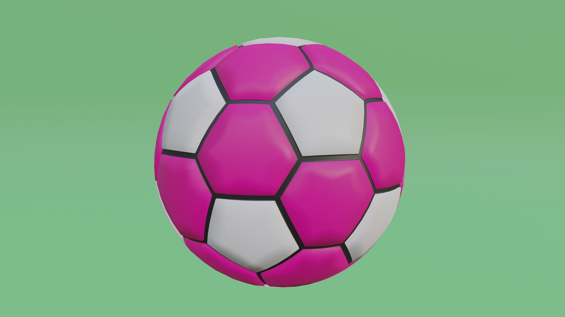 Pink Soccer Ball 3D Model - TurboSquid 2057682