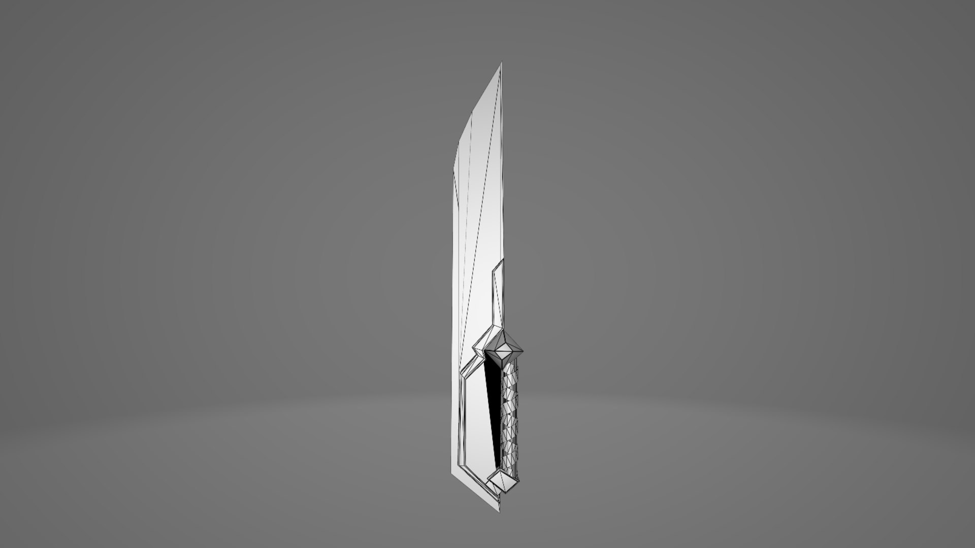 3D The Old Gray Glowing Sword - TurboSquid 1849746