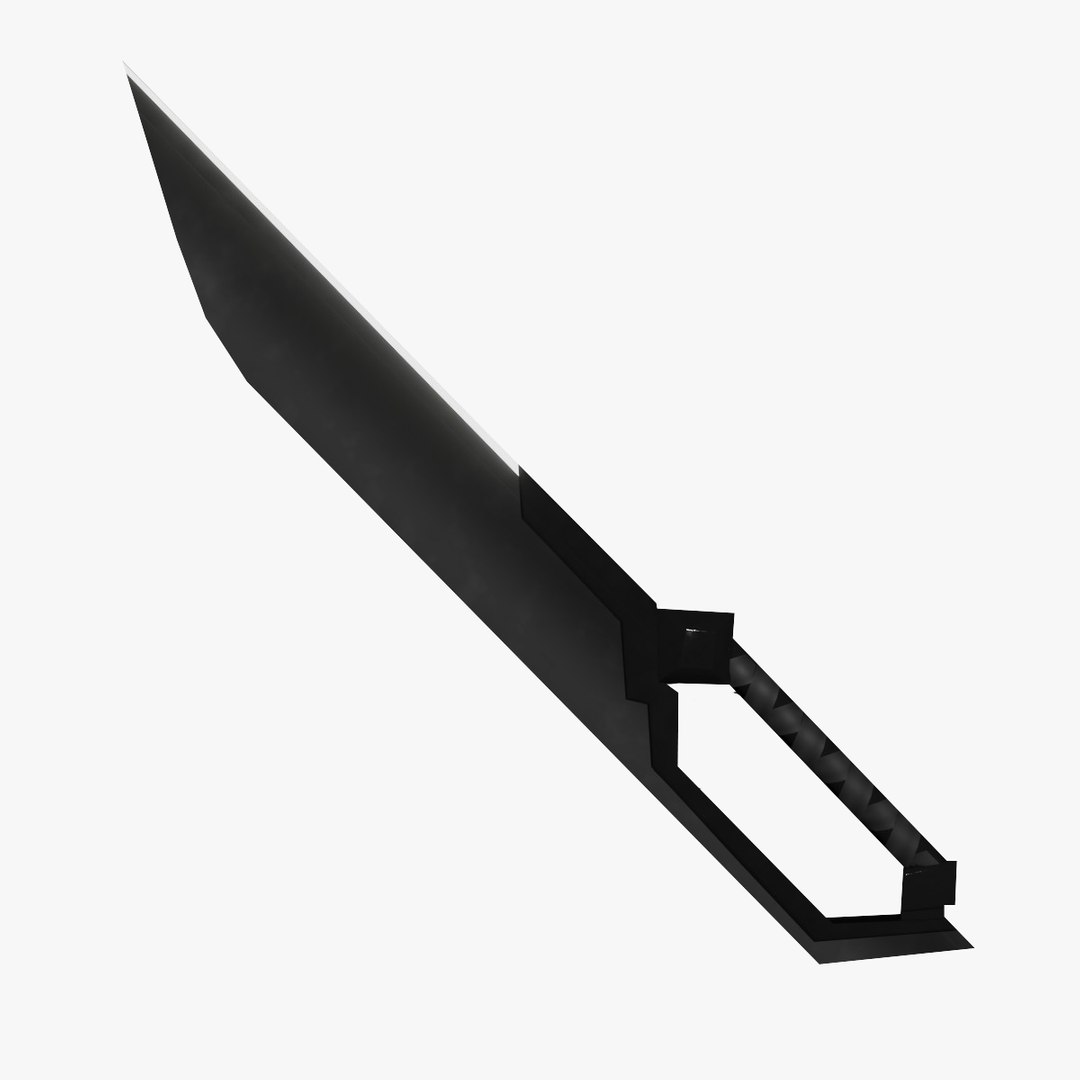 3D The Old Gray Glowing Sword - TurboSquid 1849746