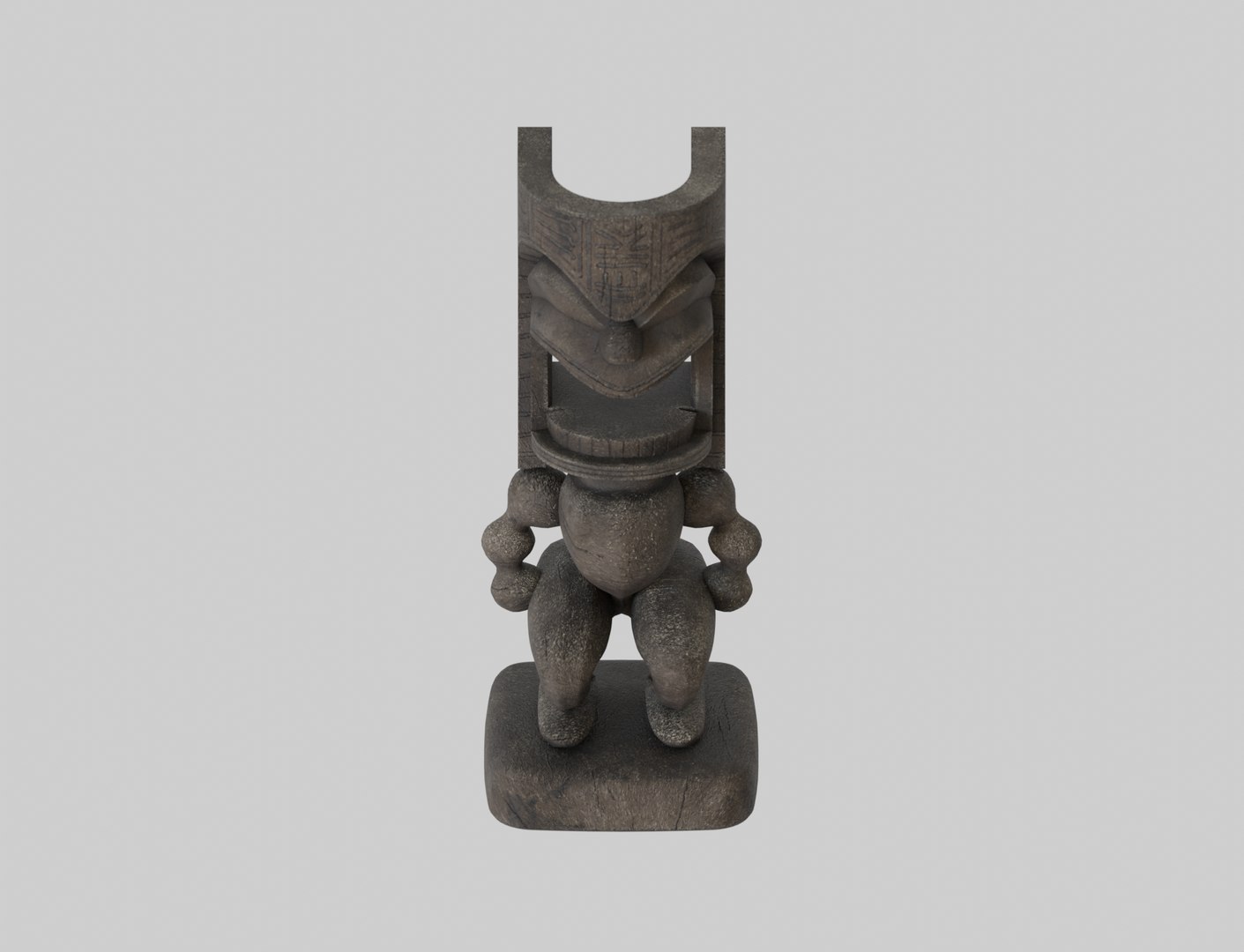 Tiki Statue 3D Model - TurboSquid 2221690