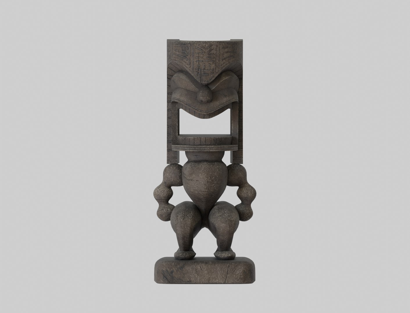 Tiki Statue 3D Model - TurboSquid 2221690