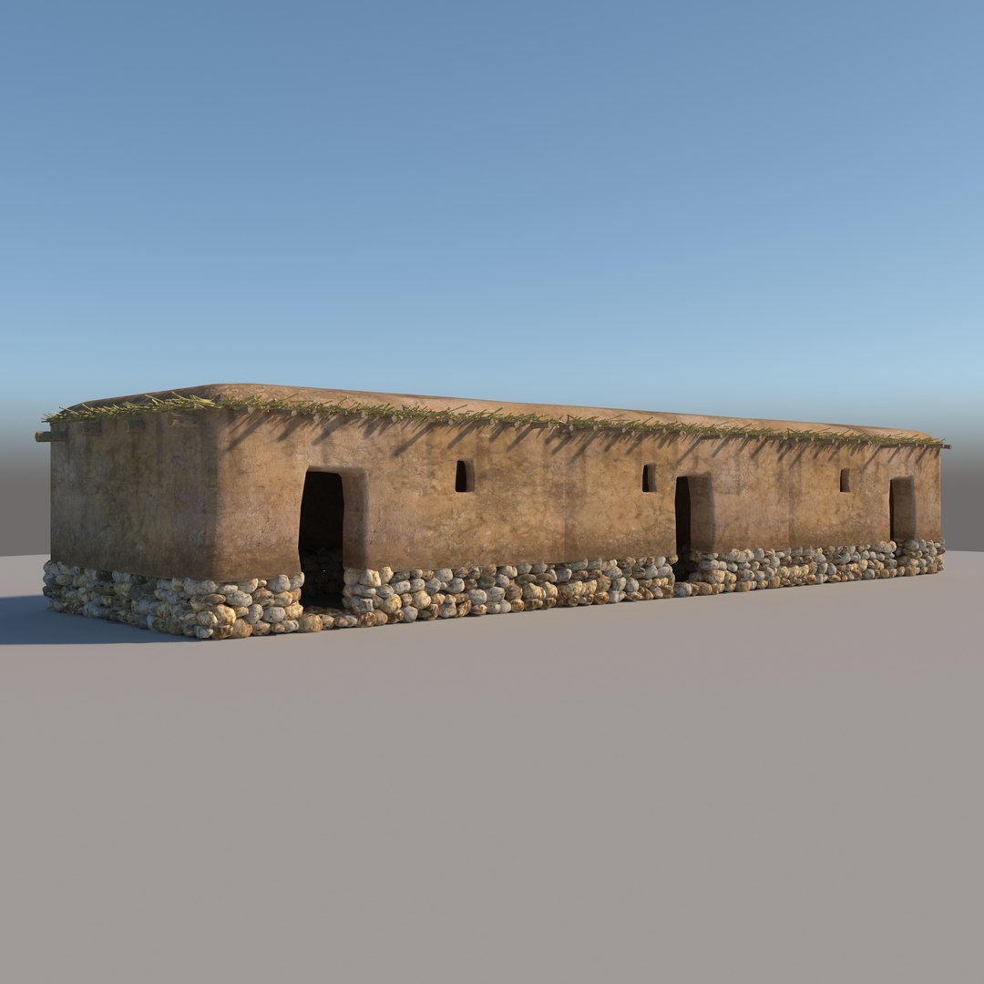 3D Prehistoric Neolithic Structure Model - TurboSquid 1386347