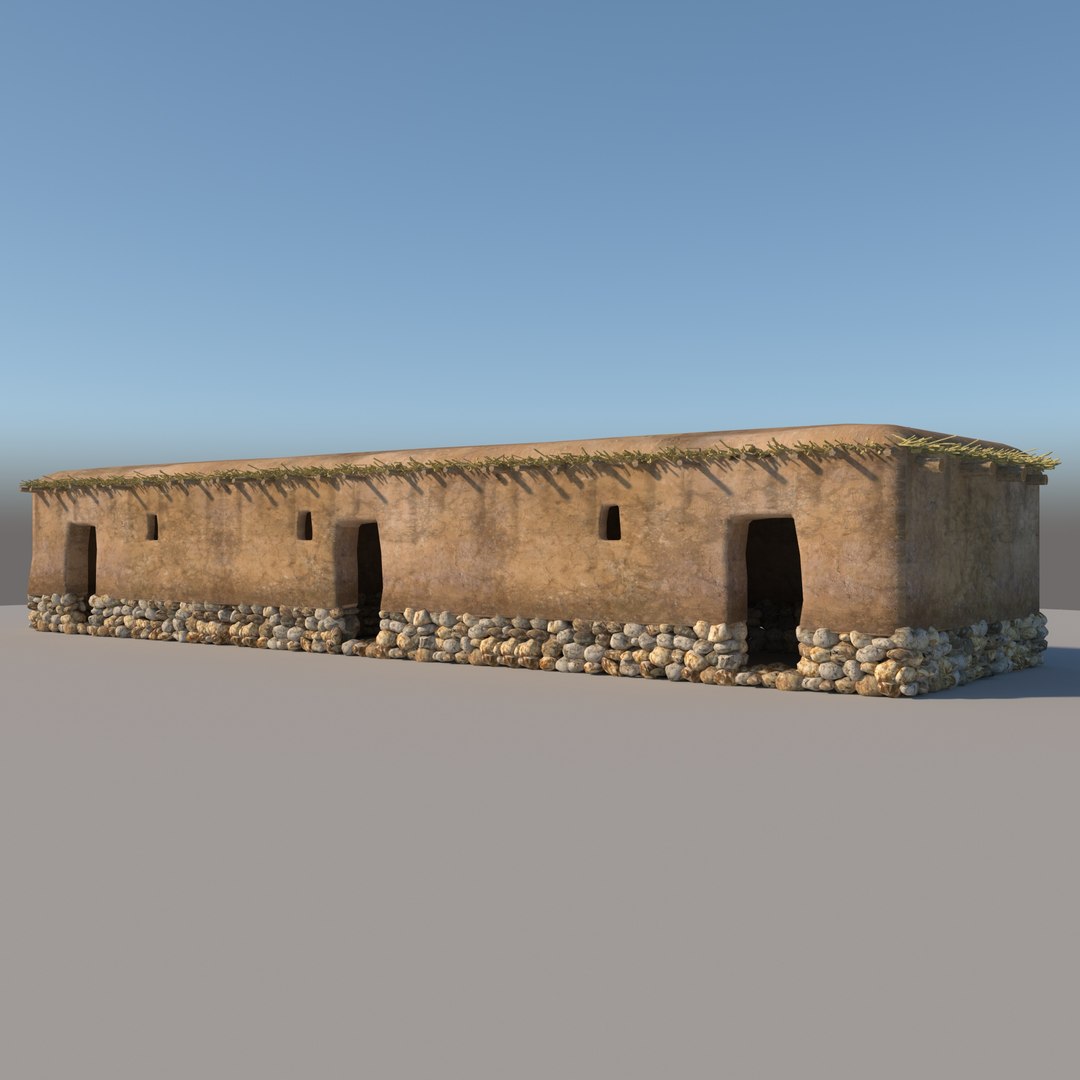 3D Prehistoric Neolithic Structure Model - TurboSquid 1386347
