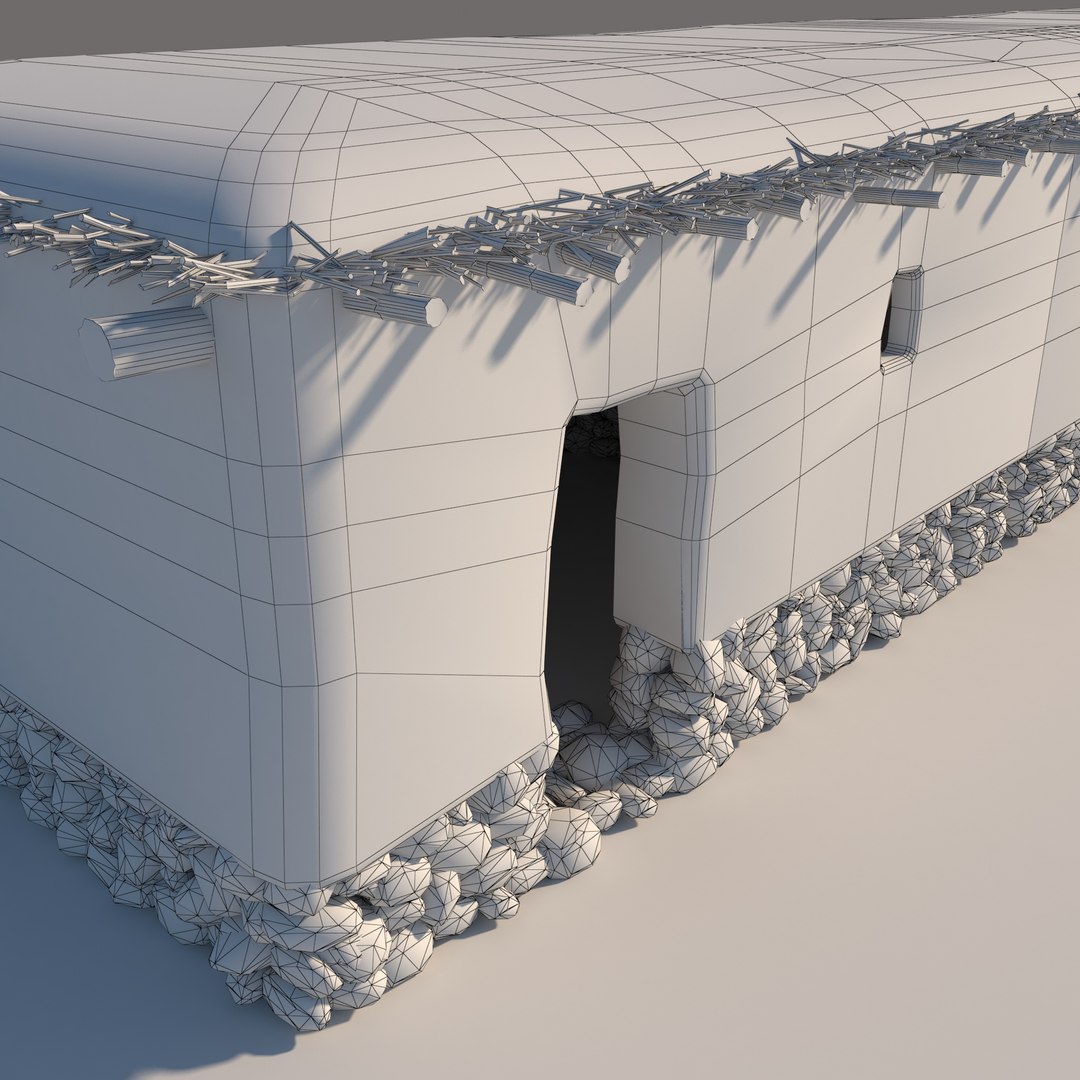 3D Prehistoric Neolithic Structure Model - TurboSquid 1386347