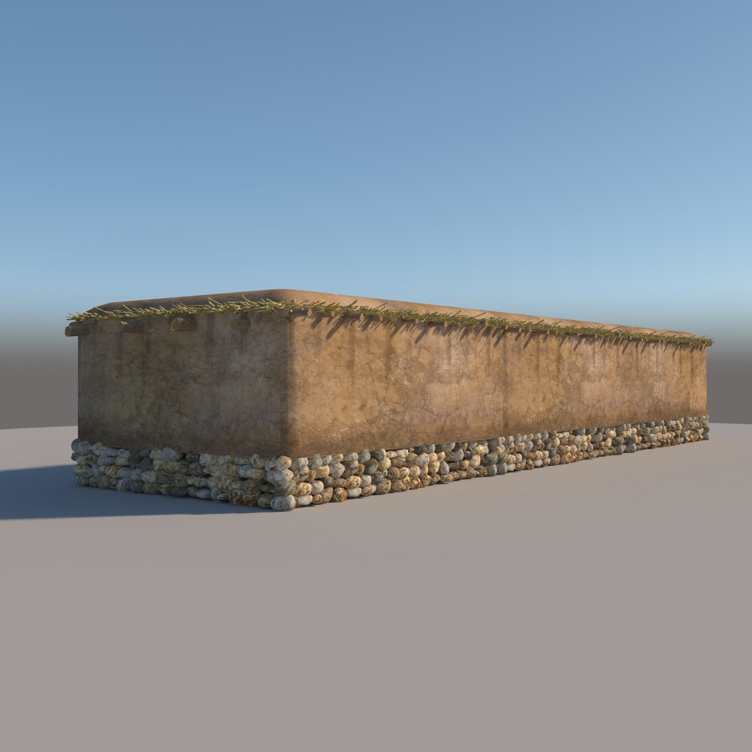 3D Prehistoric Neolithic Structure Model - TurboSquid 1386347