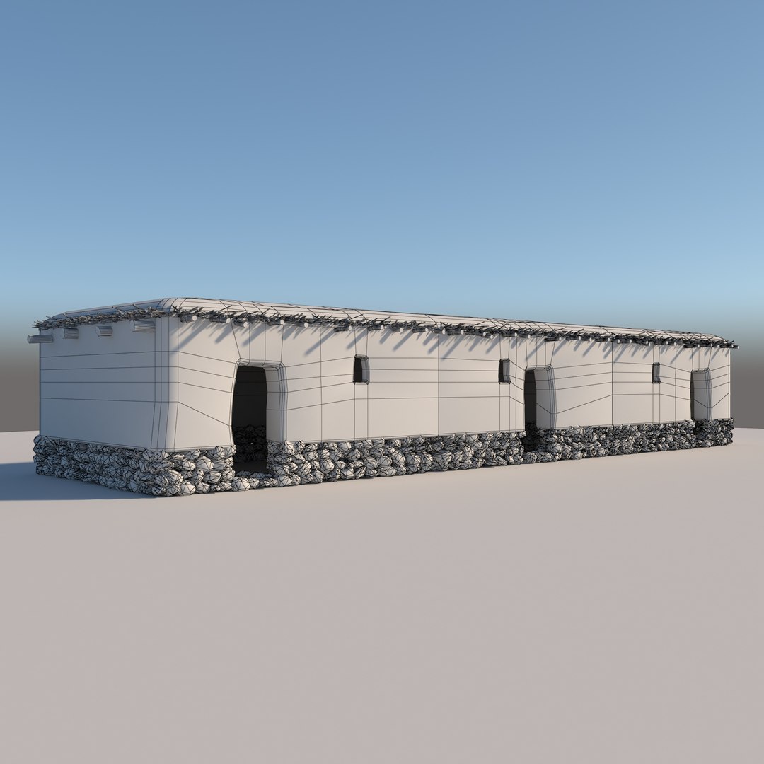 3D Prehistoric Neolithic Structure Model - TurboSquid 1386347