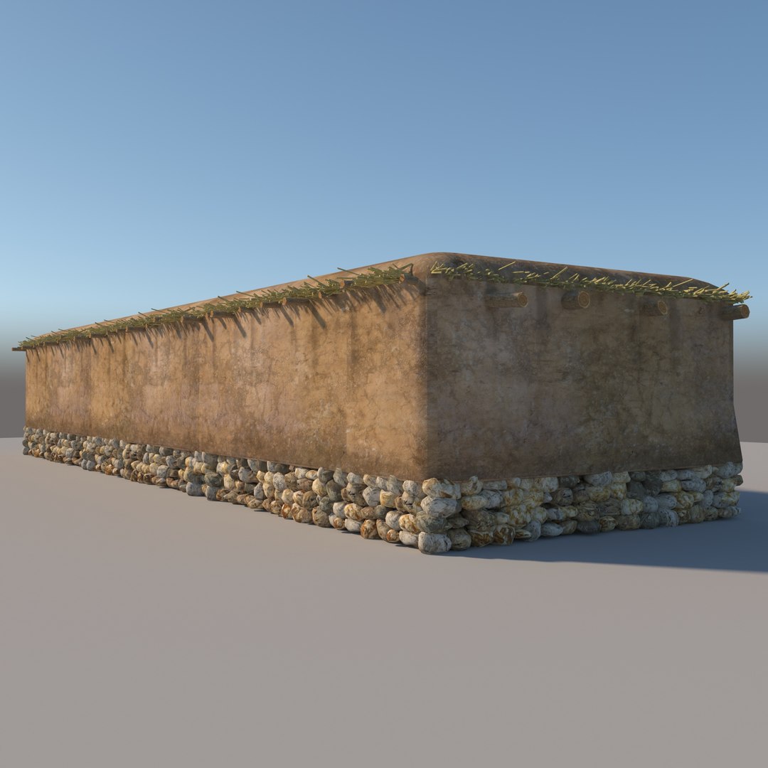 3D Prehistoric Neolithic Structure Model - TurboSquid 1386347