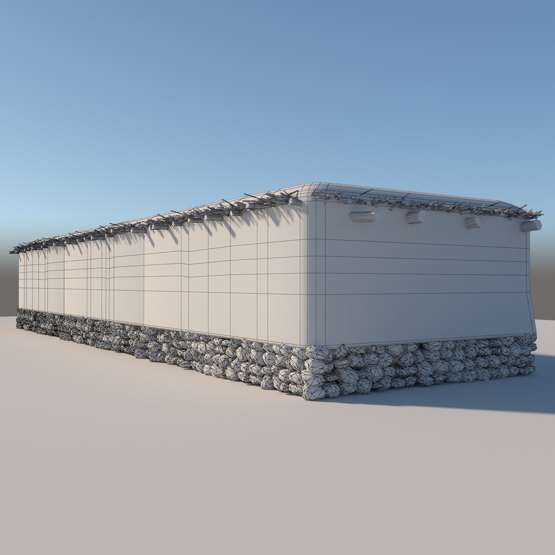 3D Prehistoric Neolithic Structure Model - TurboSquid 1386347