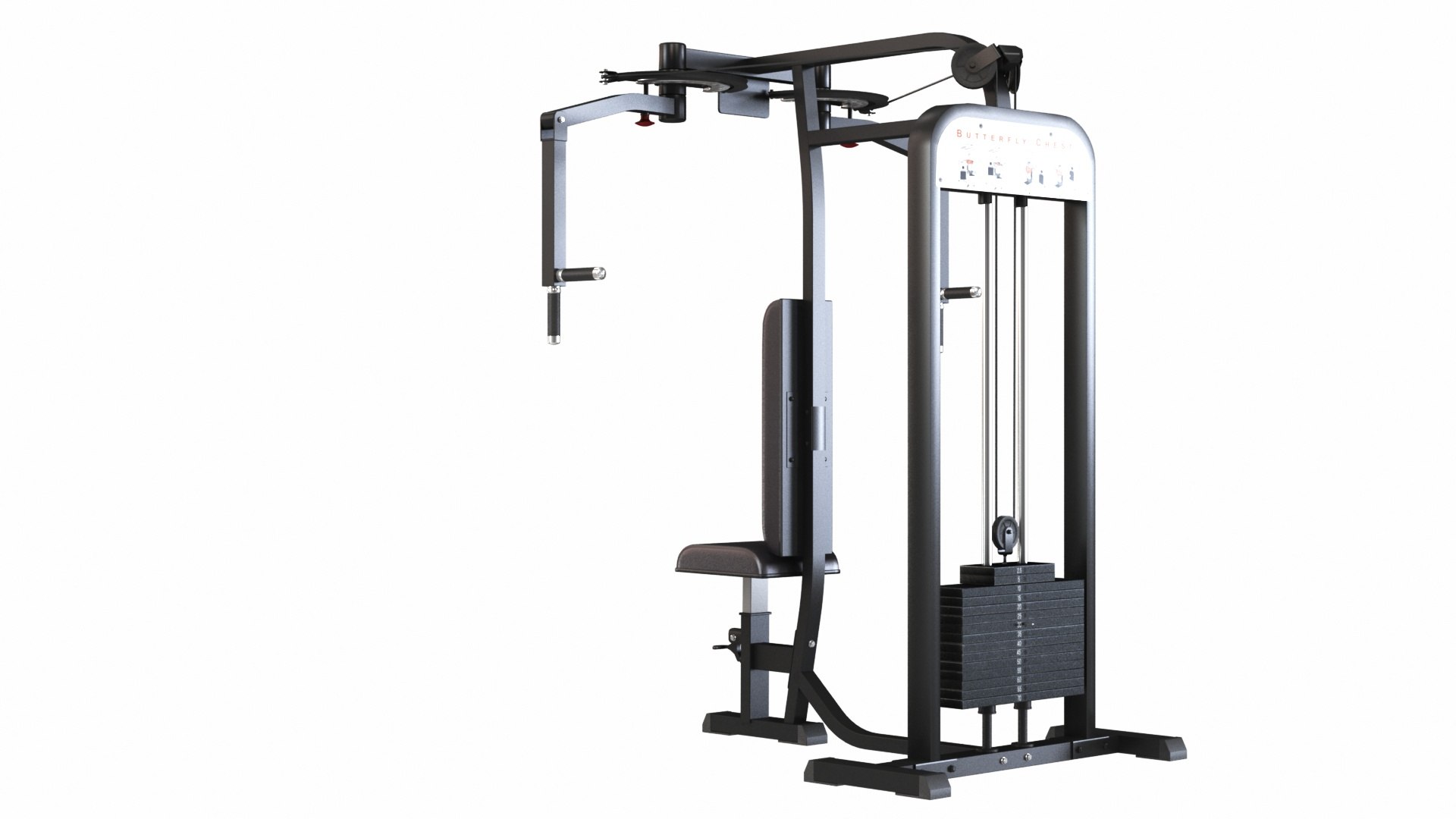 GYM Butterfly Machine Model - TurboSquid 1932333