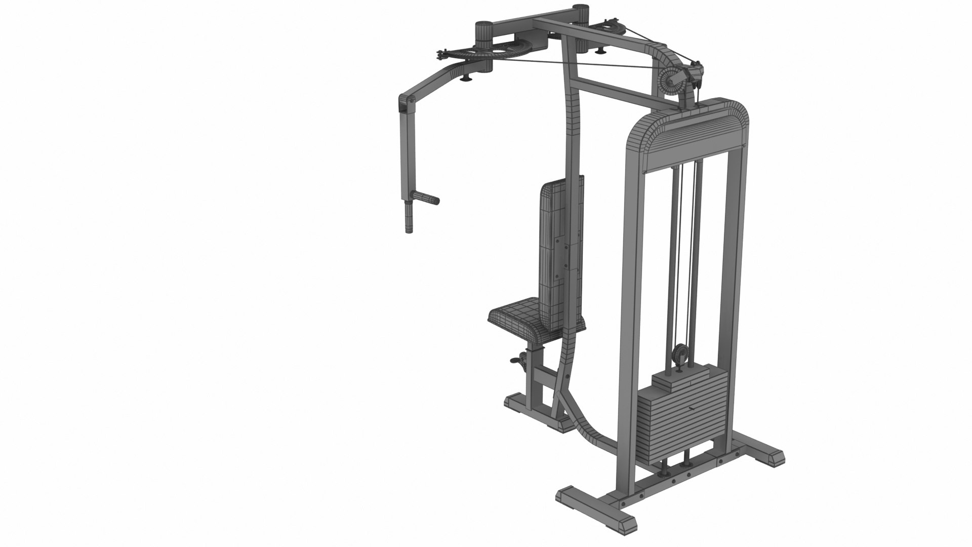 GYM Butterfly Machine Model - TurboSquid 1932333