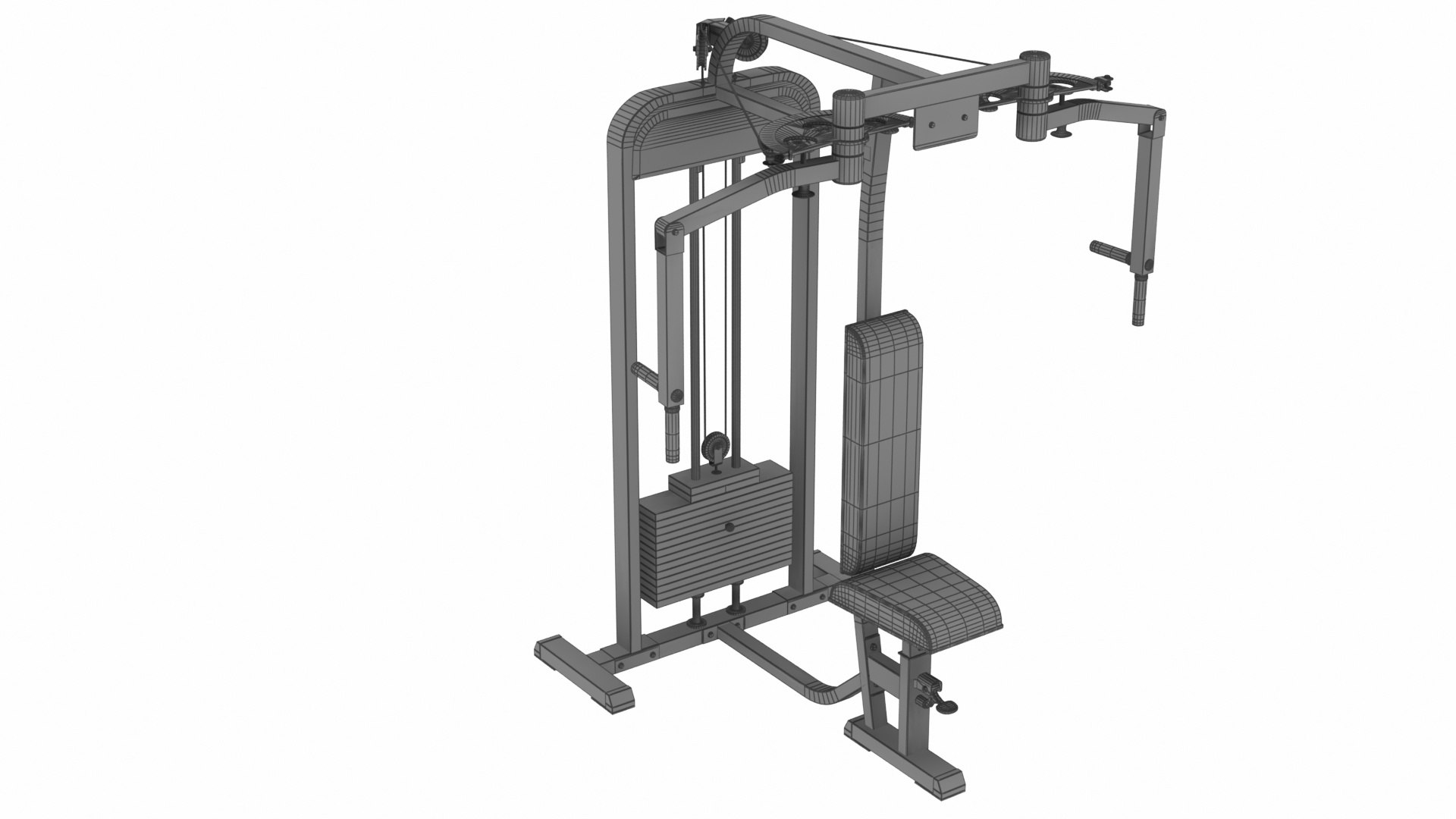GYM Butterfly Machine Model - TurboSquid 1932333