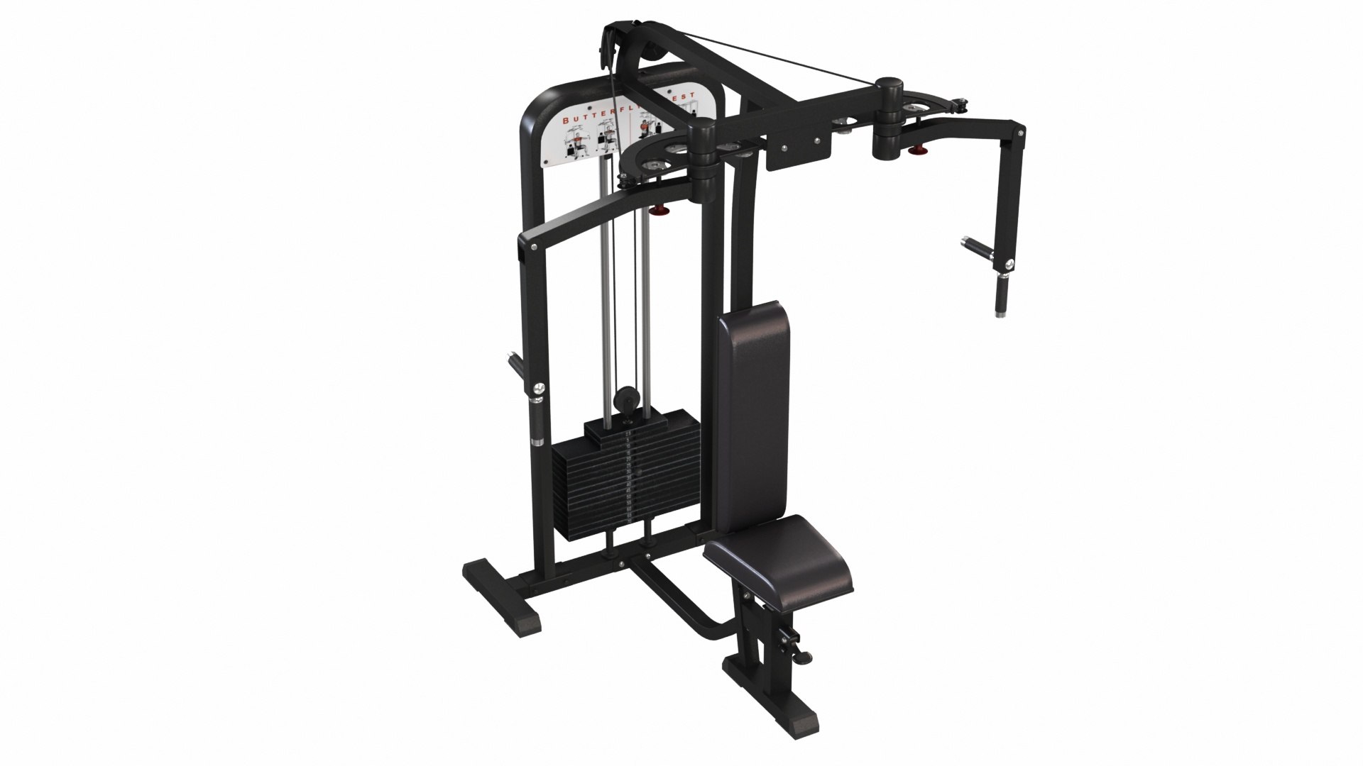 GYM Butterfly Machine Model - TurboSquid 1932333