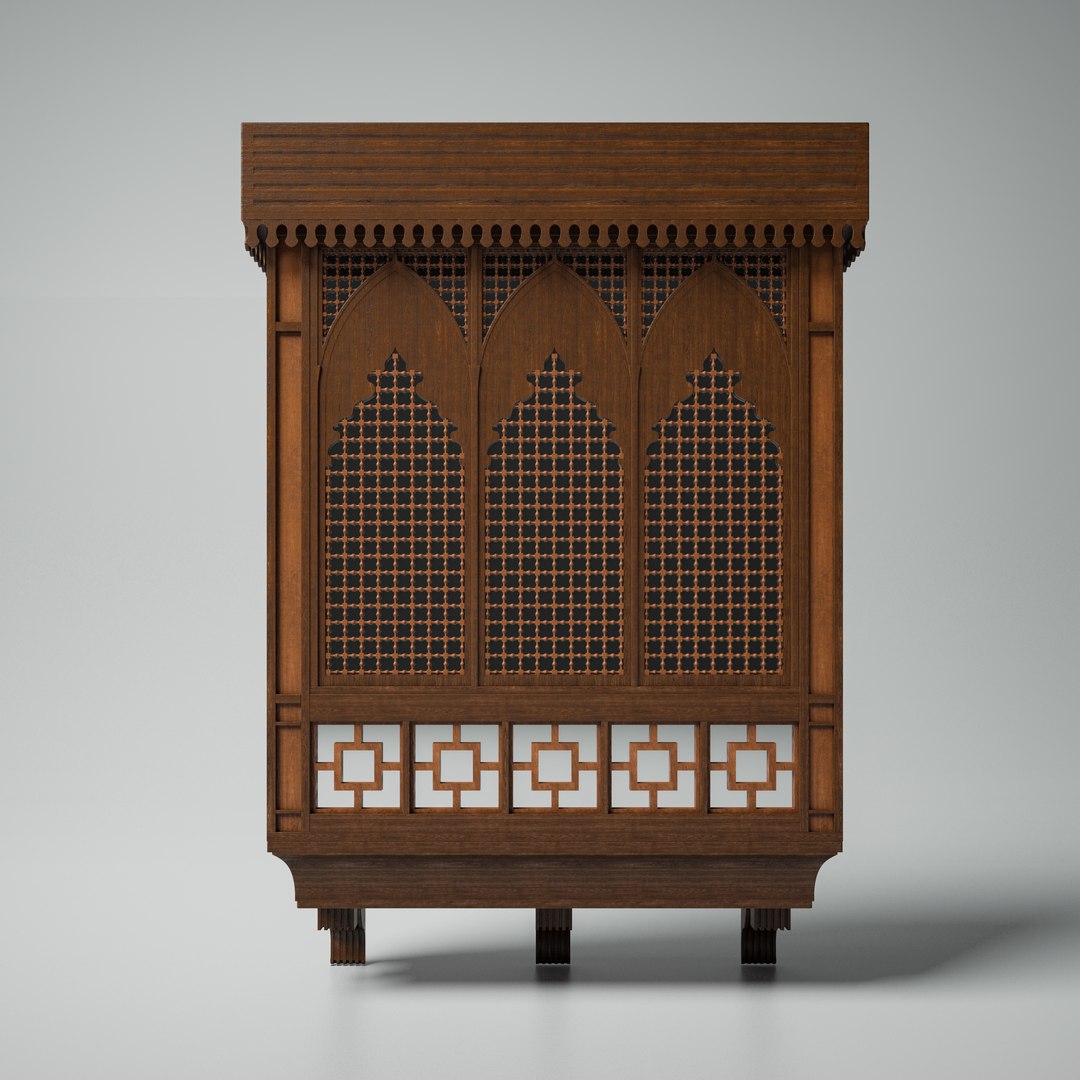 Architectural Mashrabiyas 3D Model - TurboSquid 1384280