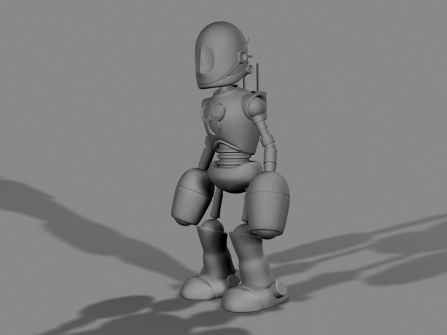 3d small robot model