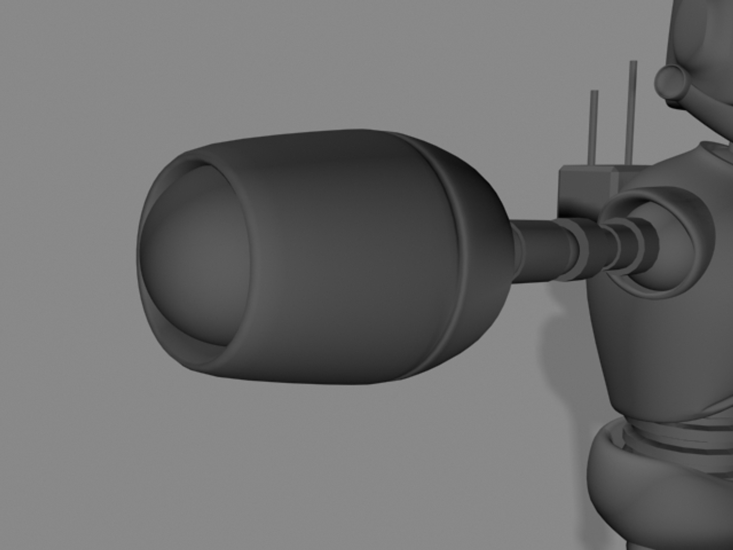 3d small robot model