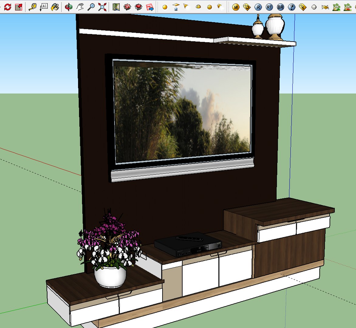 3D Tv Unit - TurboSquid 1702710