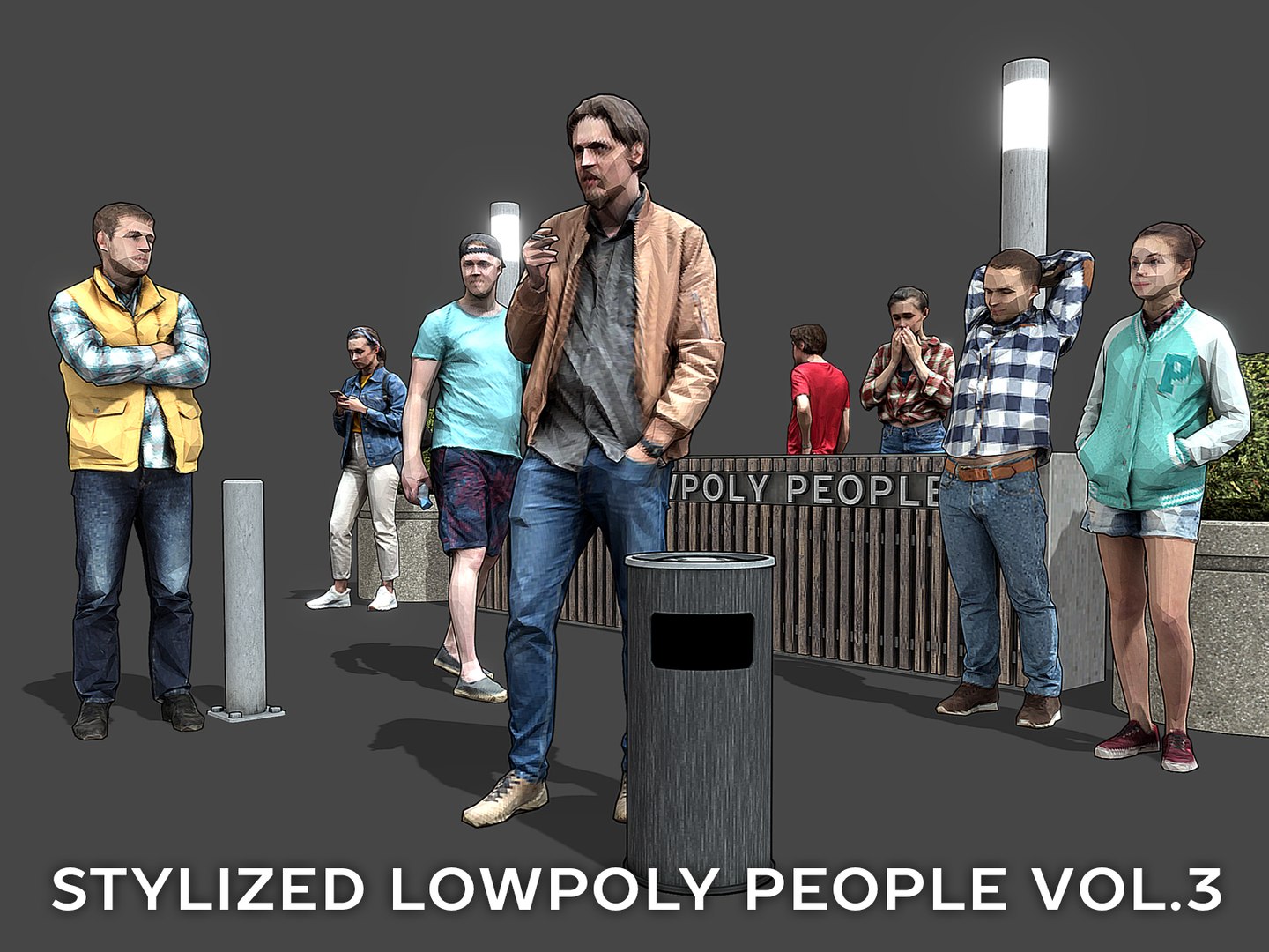 3D Stylized People Casual Pack - TurboSquid 1609282