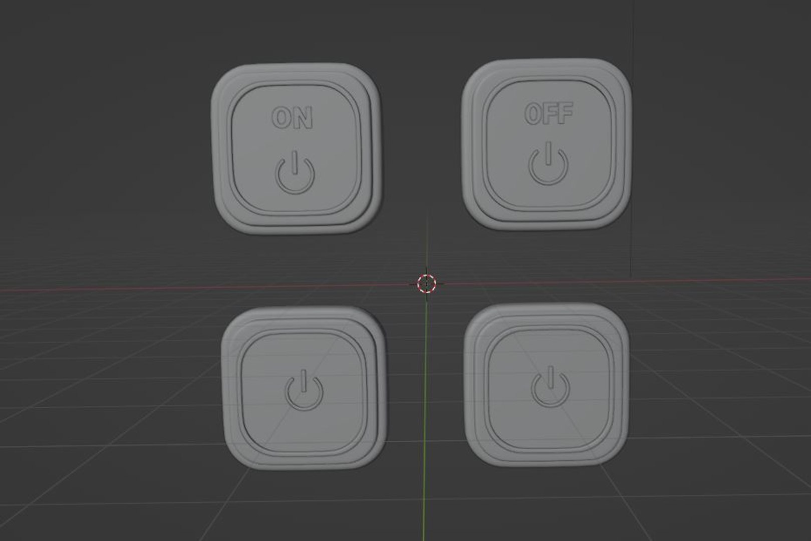 3D Turn On Off Button 3D Model Model - TurboSquid 2362313