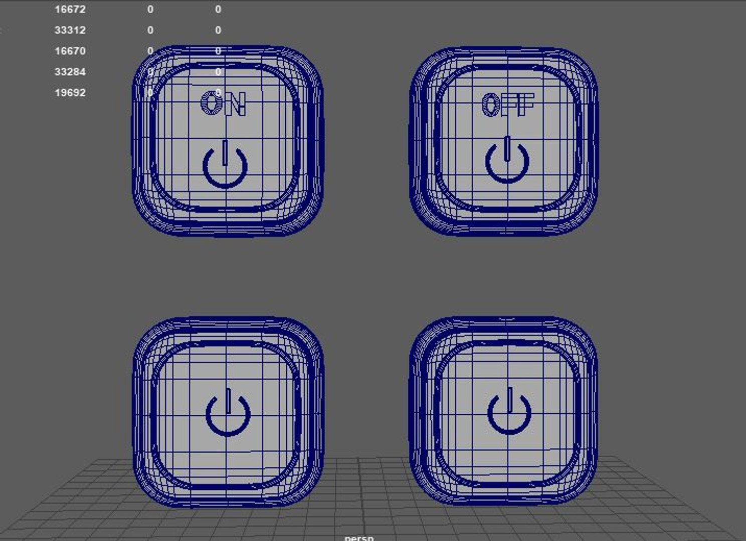 3D Turn On Off Button 3D Model Model - TurboSquid 2362313