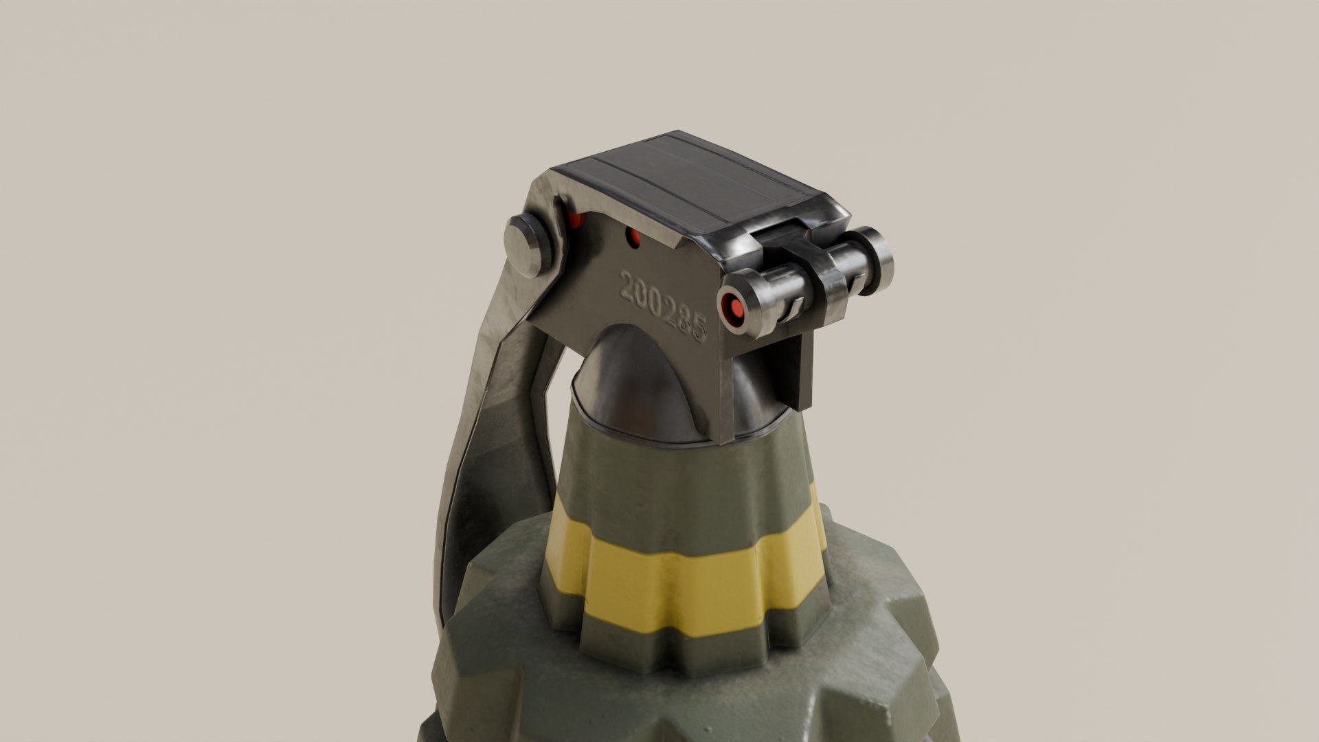 3D High Quality Hand Grenade 3D Model - TurboSquid 2314053