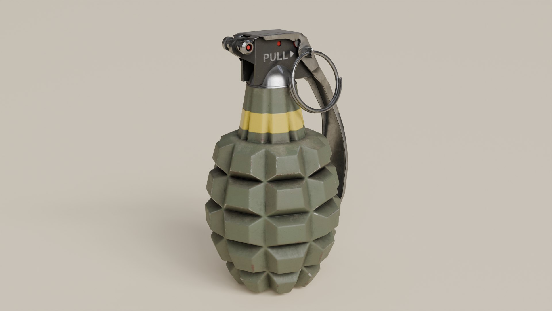 3D High Quality Hand Grenade 3D Model - TurboSquid 2314053