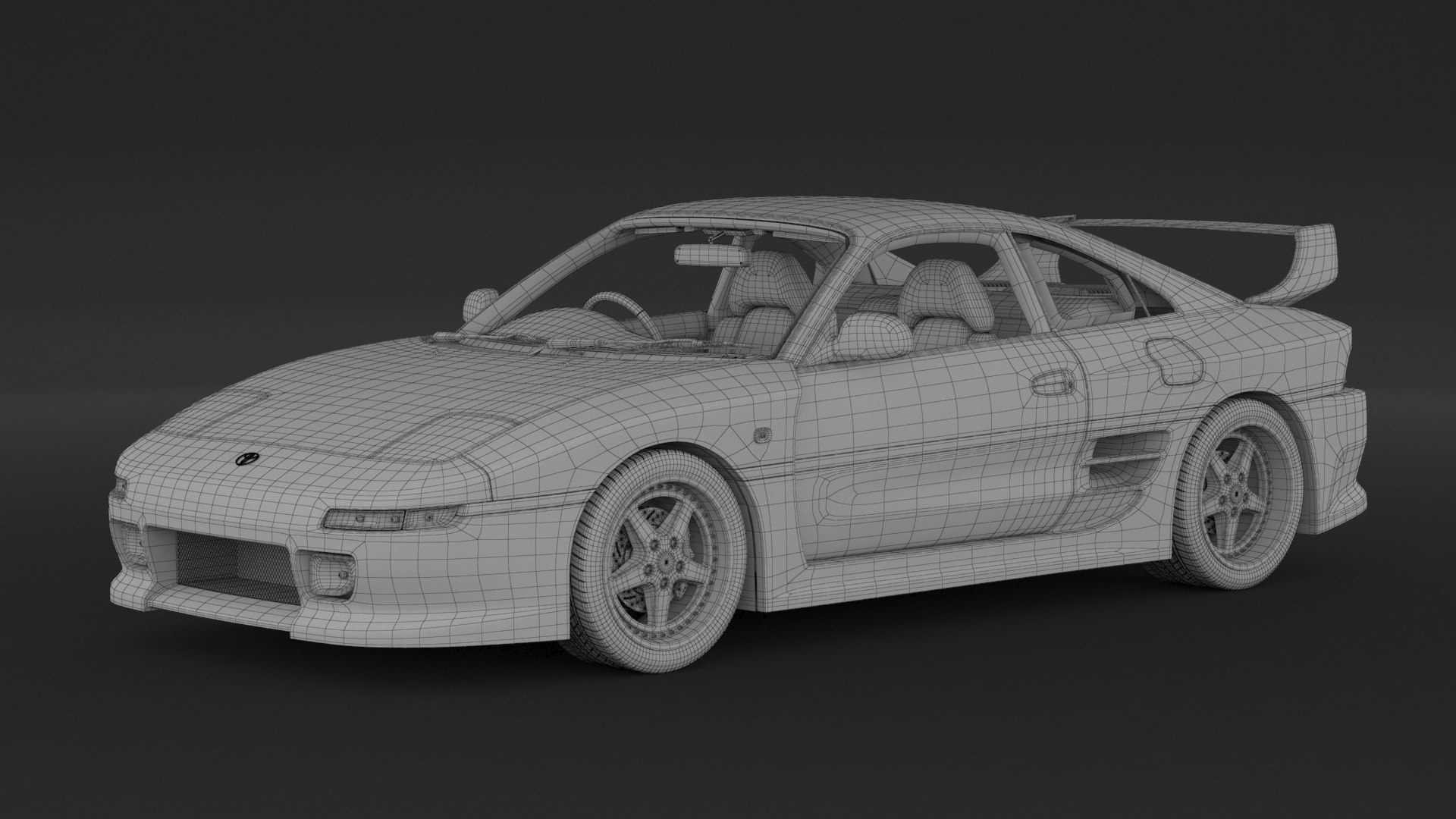 Toyota MR2 TRD2000GT 3D Model - TurboSquid 1898392