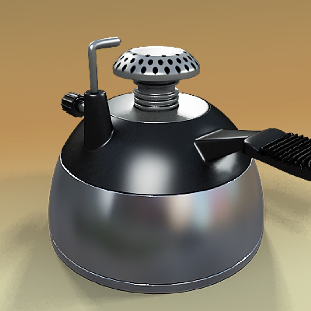 3d Lab Alcohol Lamp Model