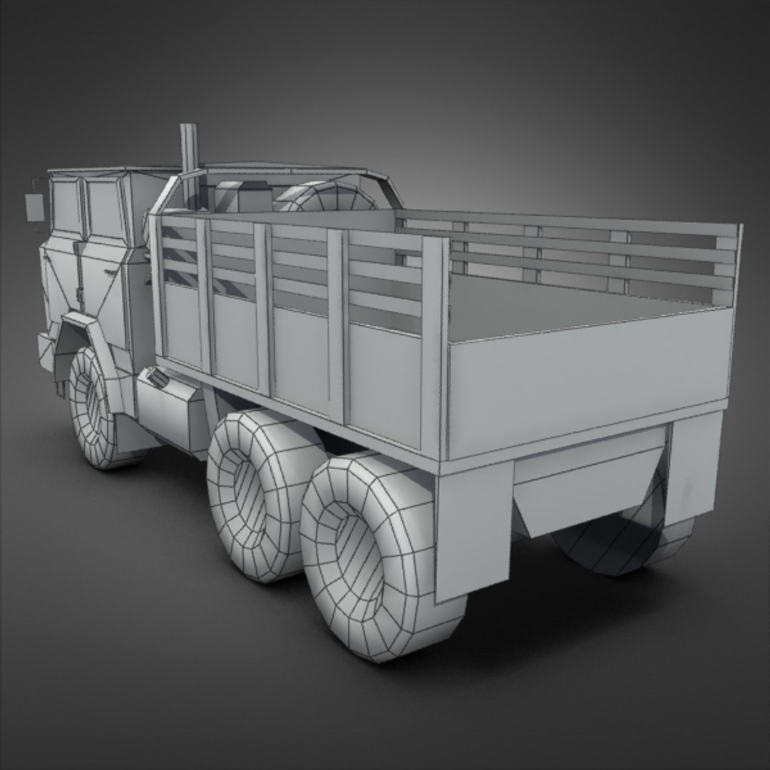 3d Model Of Shaanxi Sx2150 Truck Transporter