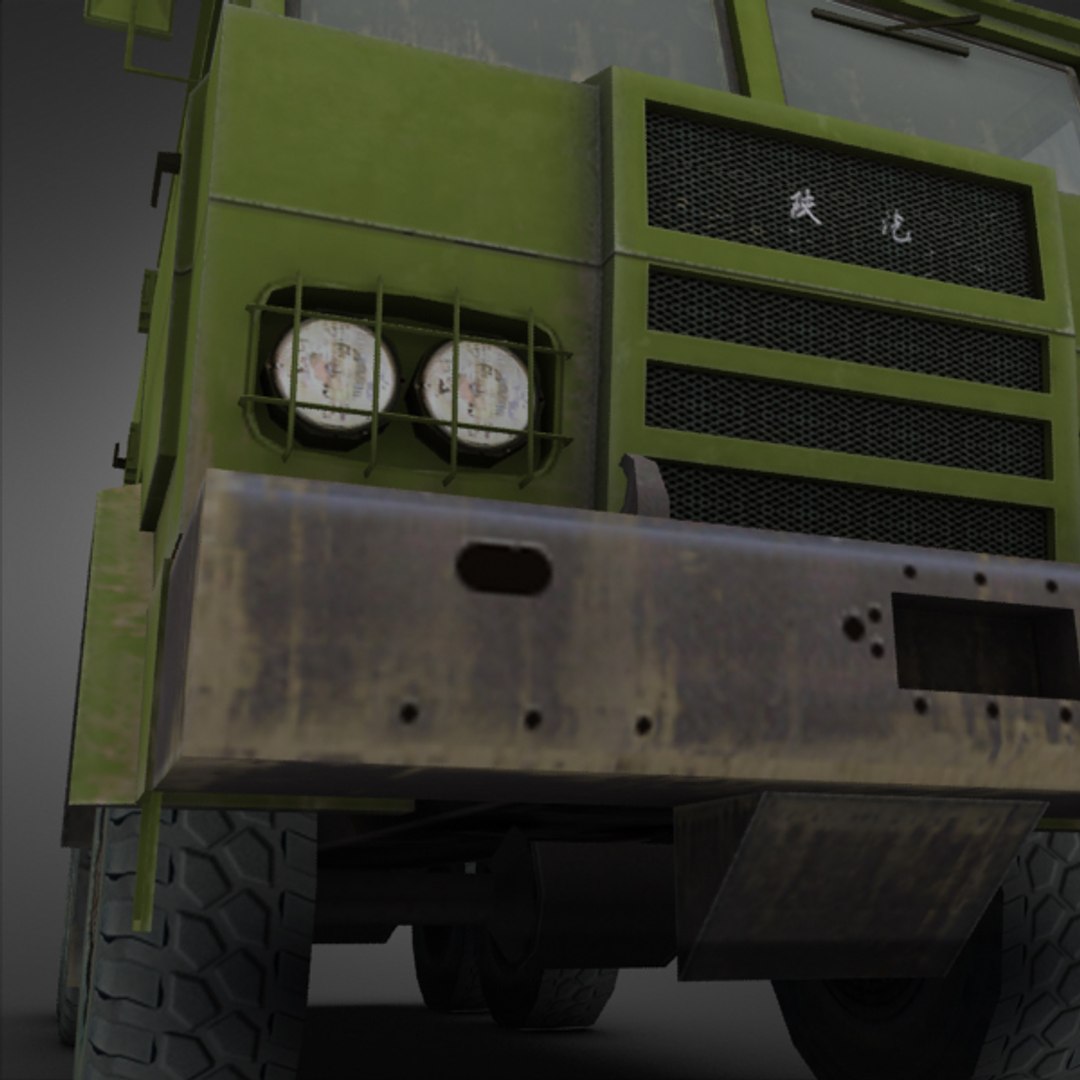 3d Model Of Shaanxi Sx2150 Truck Transporter