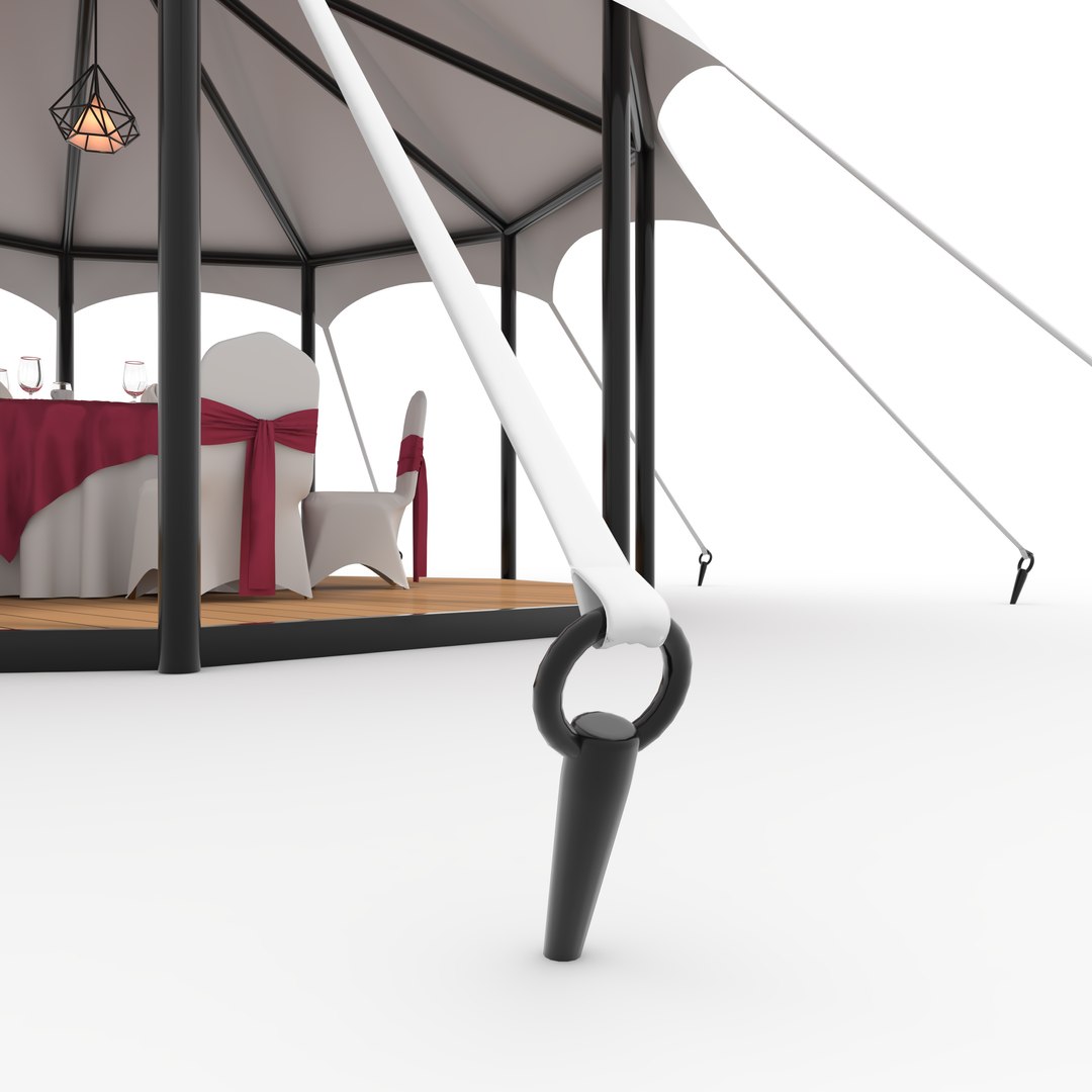 Party Tent 01 3D Model - TurboSquid 2425030