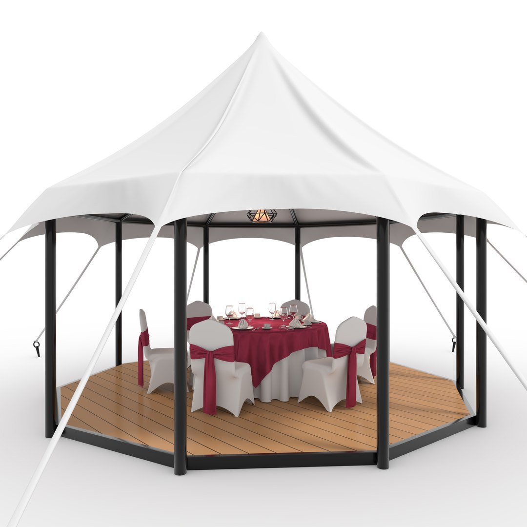 Party Tent 01 3D Model - TurboSquid 2425030