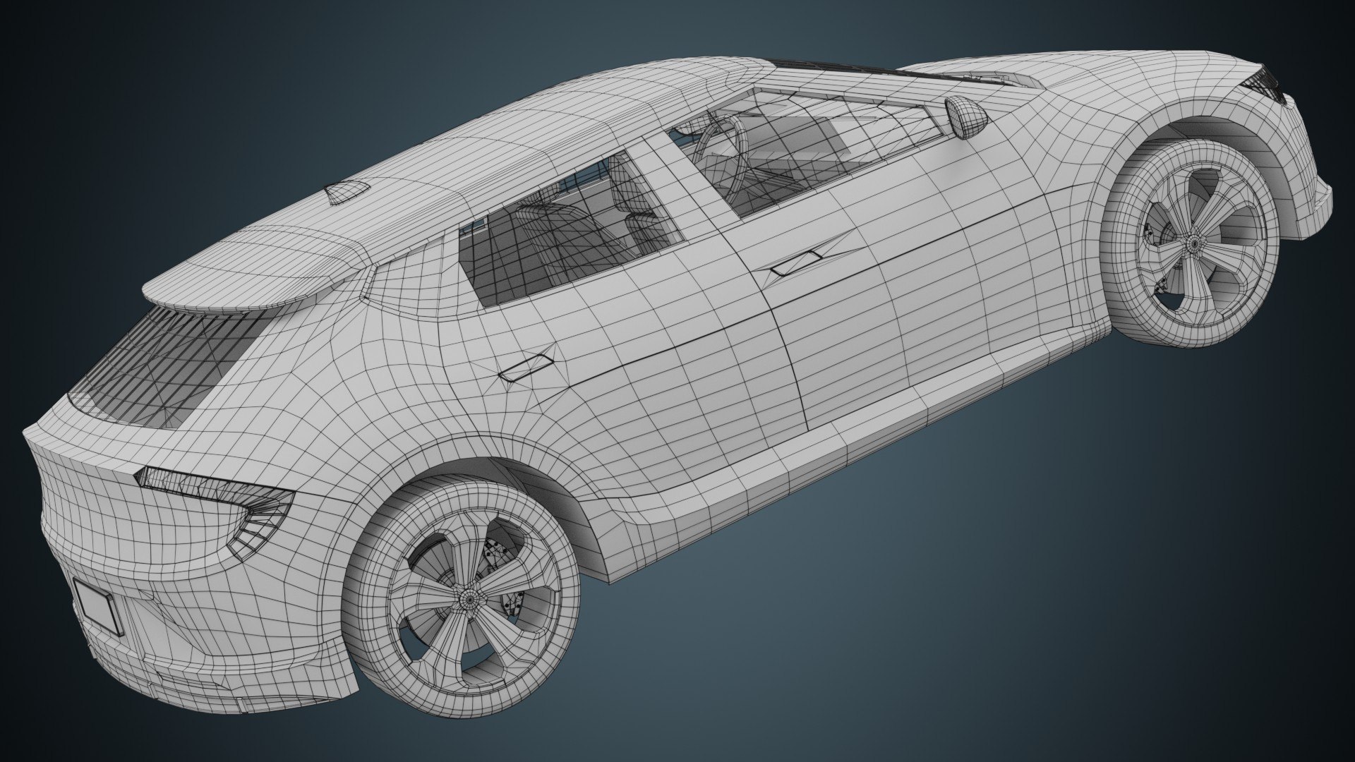 3D Model EV Car 01 - TurboSquid 2204328
