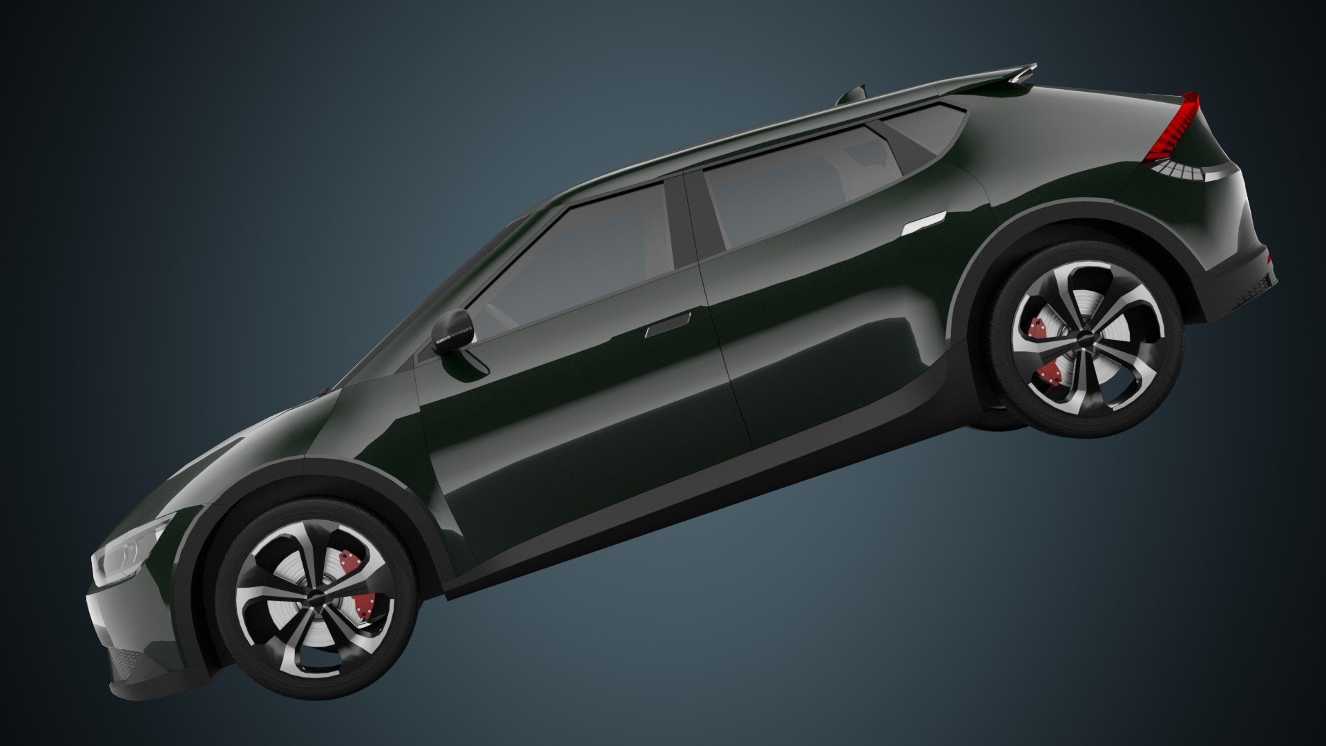 3D Model EV Car 01 - TurboSquid 2204328