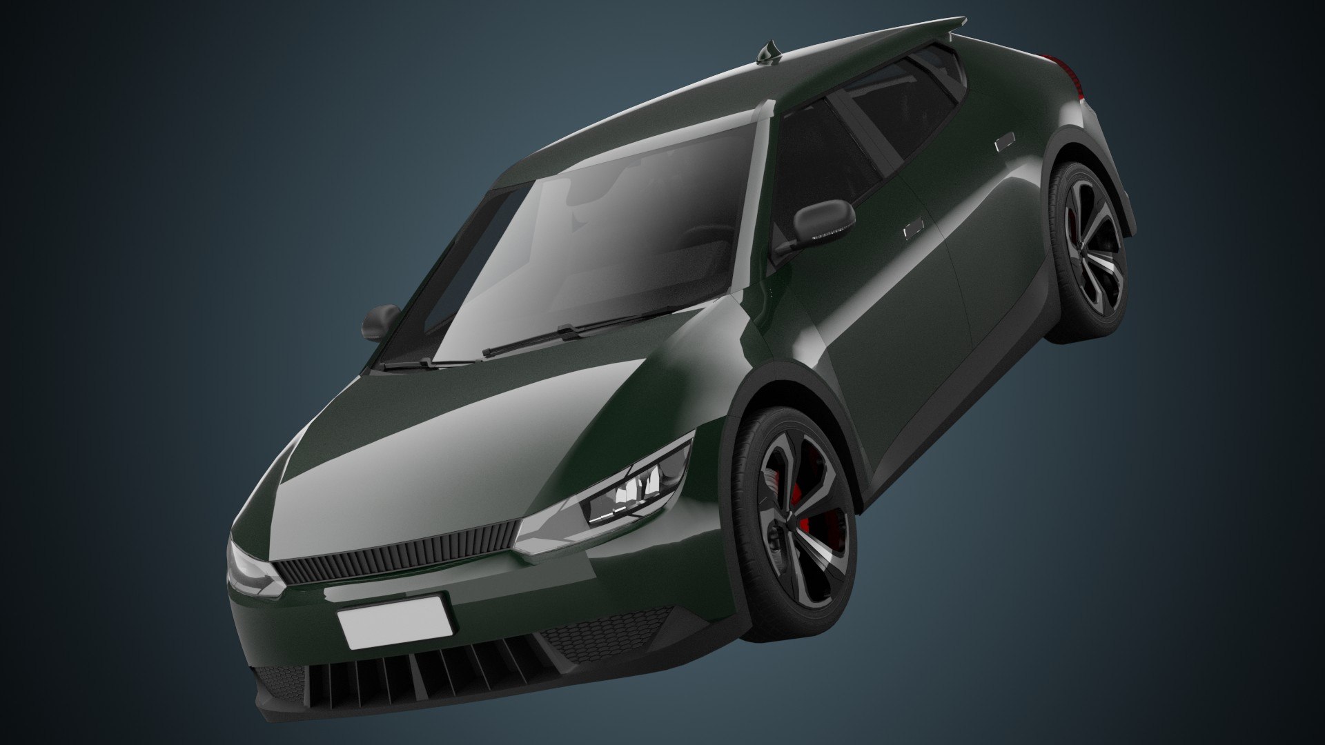 3D Model EV Car 01 - TurboSquid 2204328