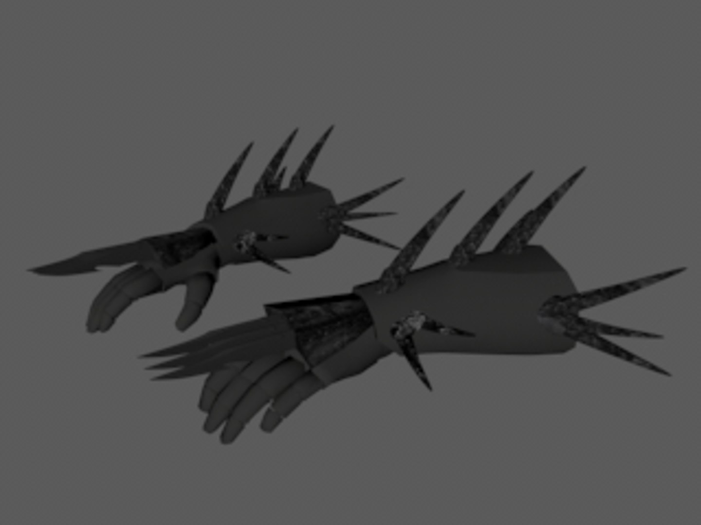 3d Spike Gauntlet Model